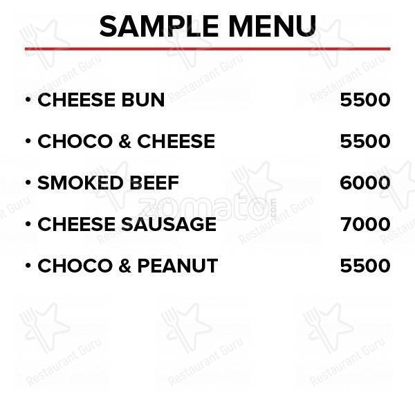 Menu at Caseus Bakery, Jakarta, Apartemen Mediterania