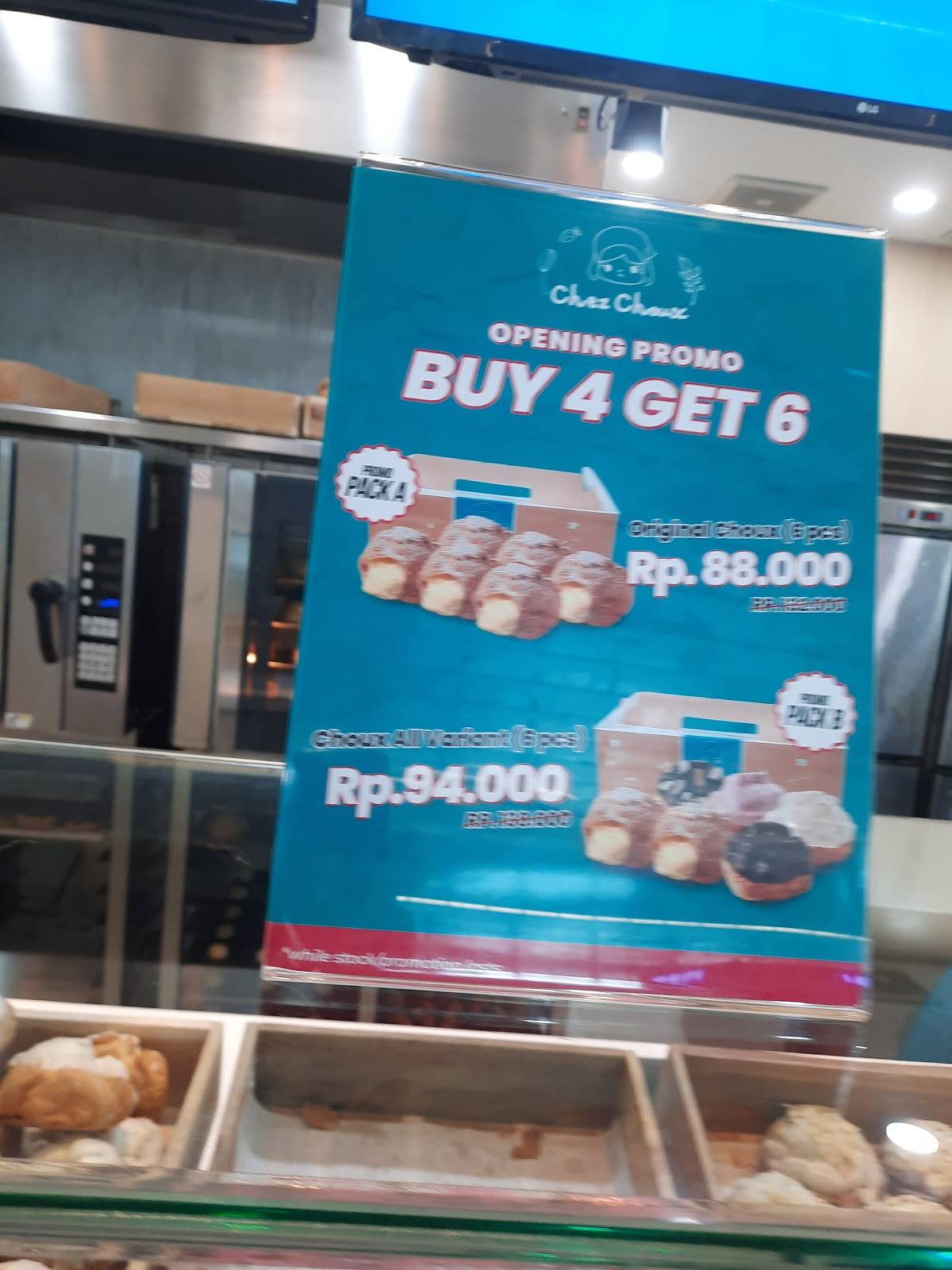 Menu at Chez Choux Terminal 2D Bandara Soekarno Hatta, Tangerang