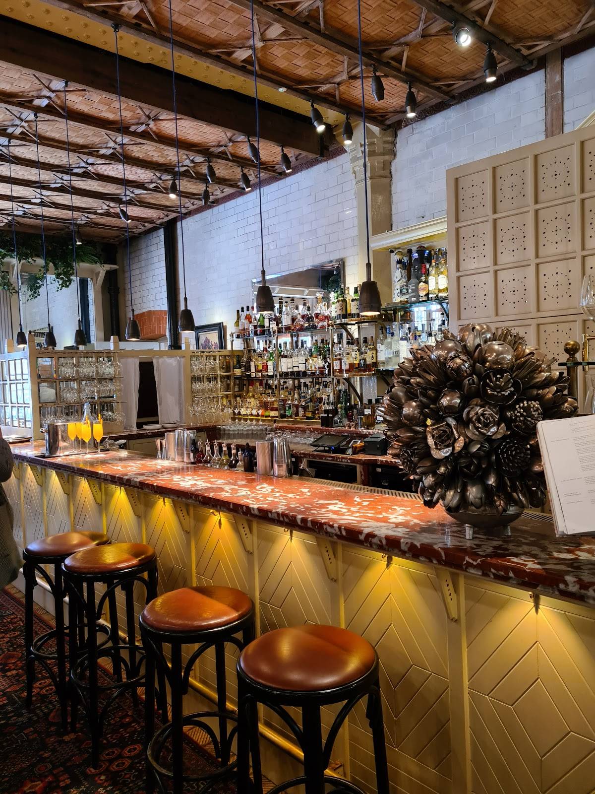 Menu at Chiltern Firehouse restaurant, London