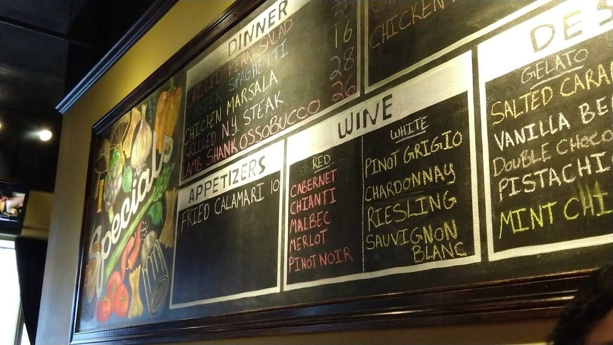 Menu at Ciao Baby! restaurant, Barrington