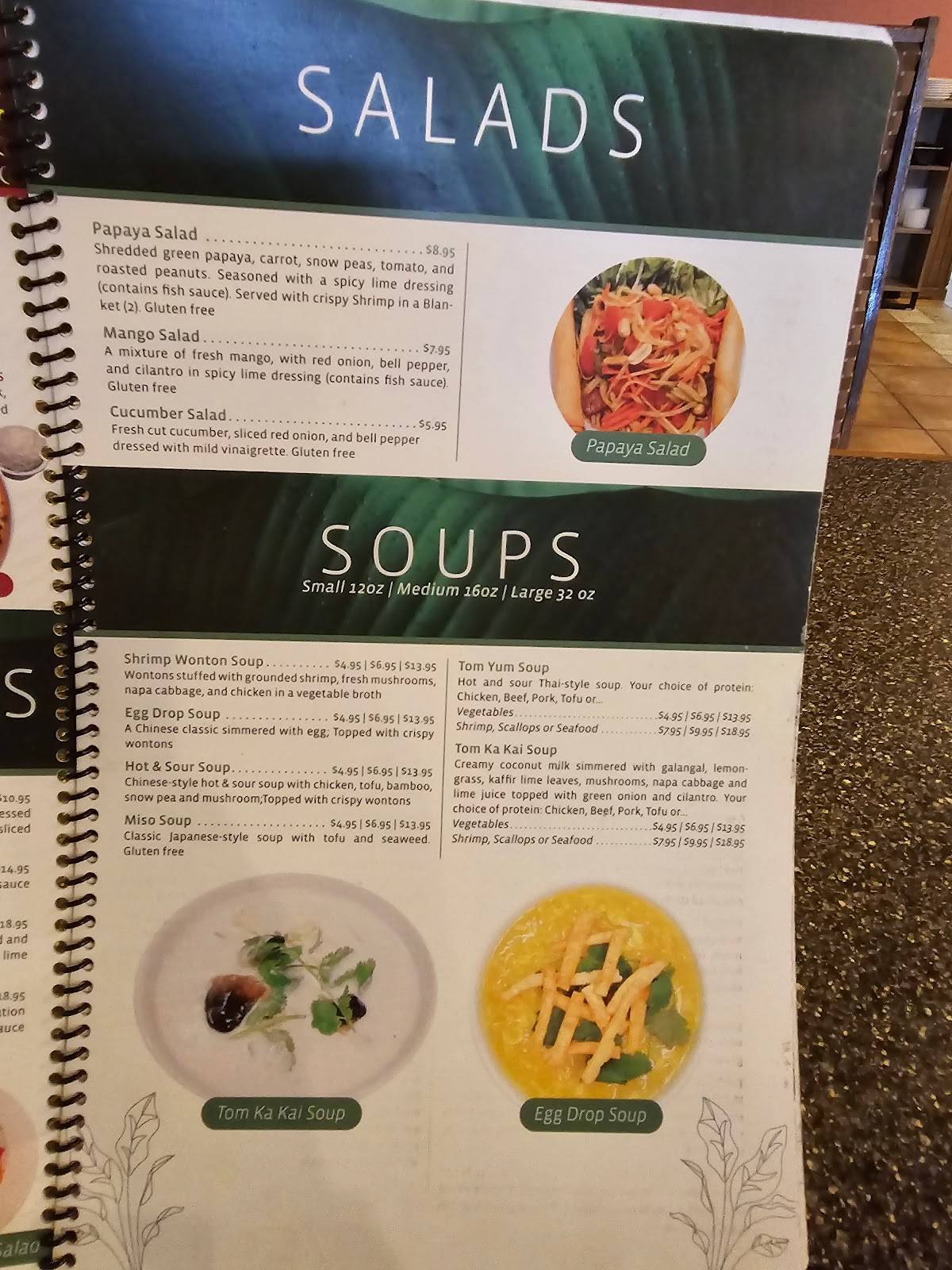 Menu at Cool Basil Altoona restaurant, Altoona