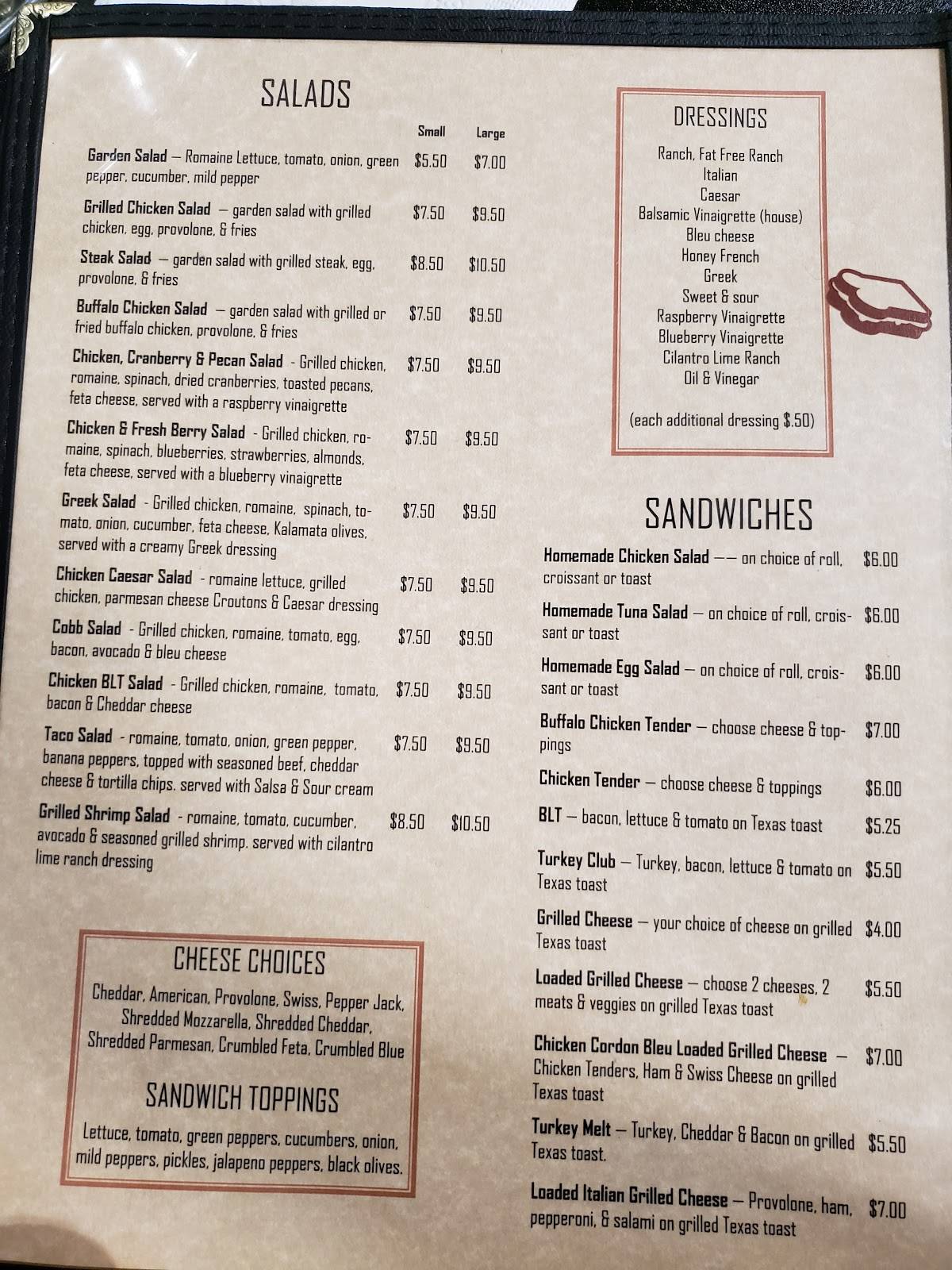 Menu at Two Smart Cookies desserts, Calcutta, Bell School Rd