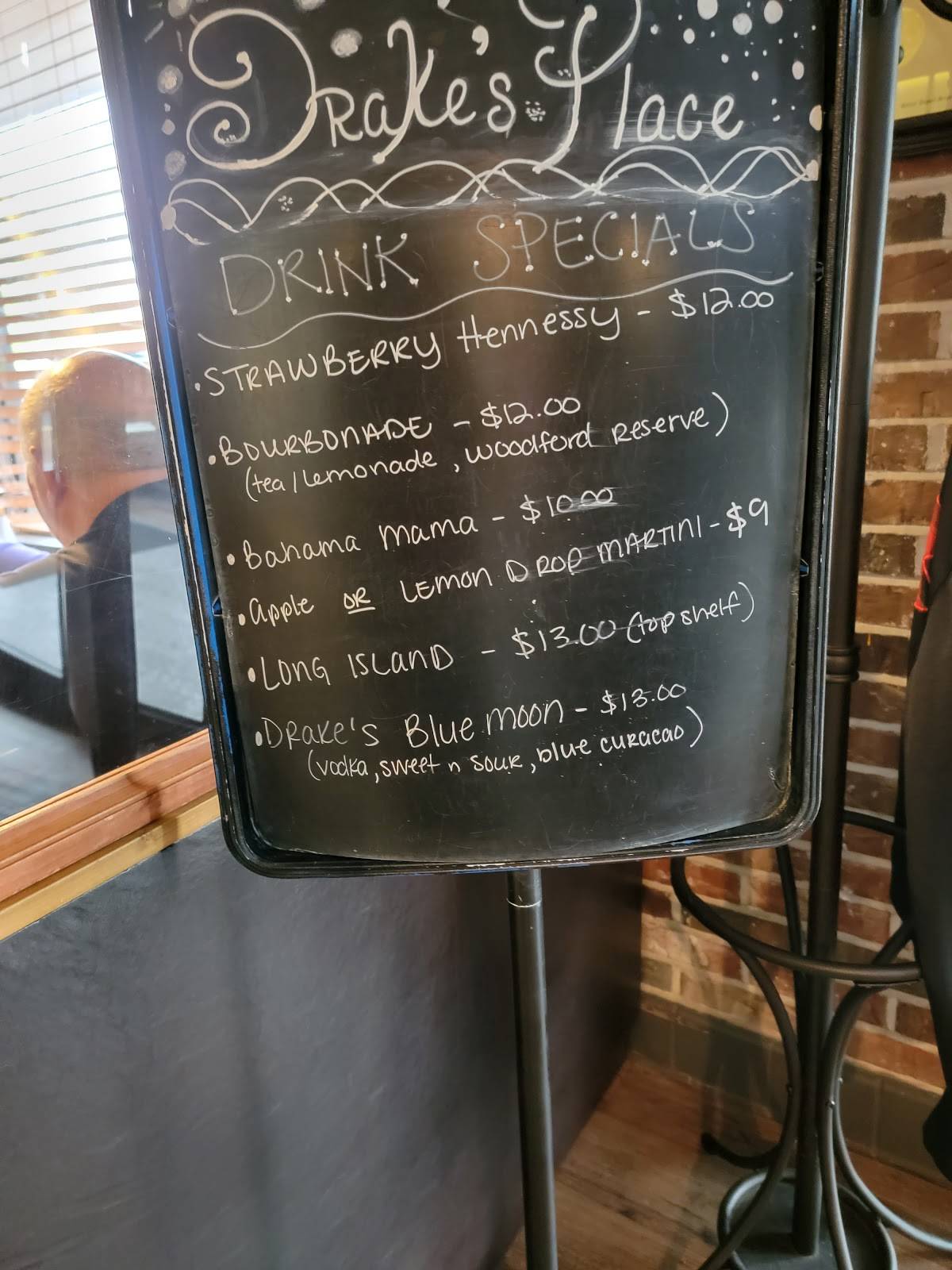 Menu at Drake's Place Restaurant & BBQ Smokehouse, Ferguson