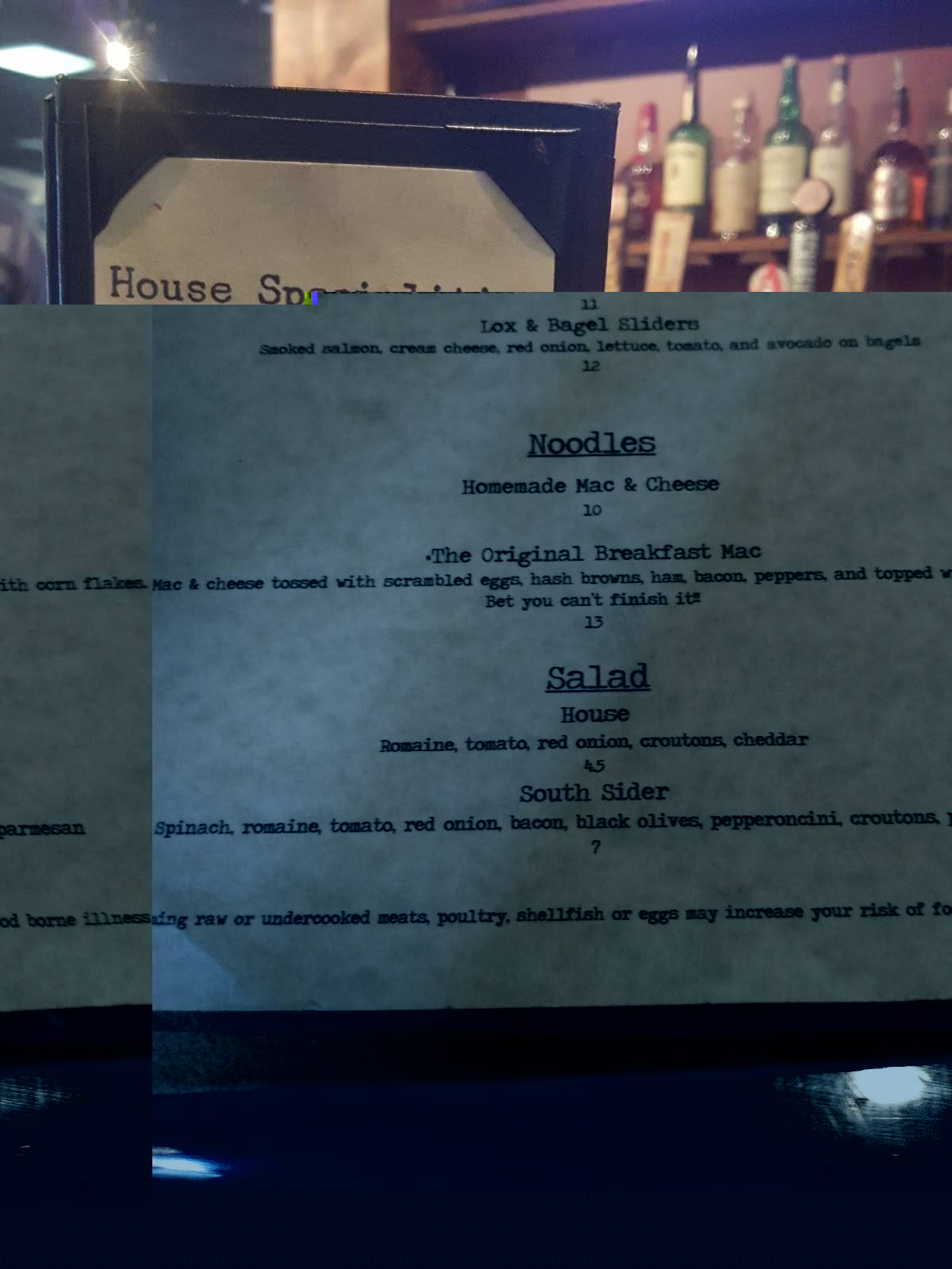 Menu at Early Bird Breakfast Pub, Springfield