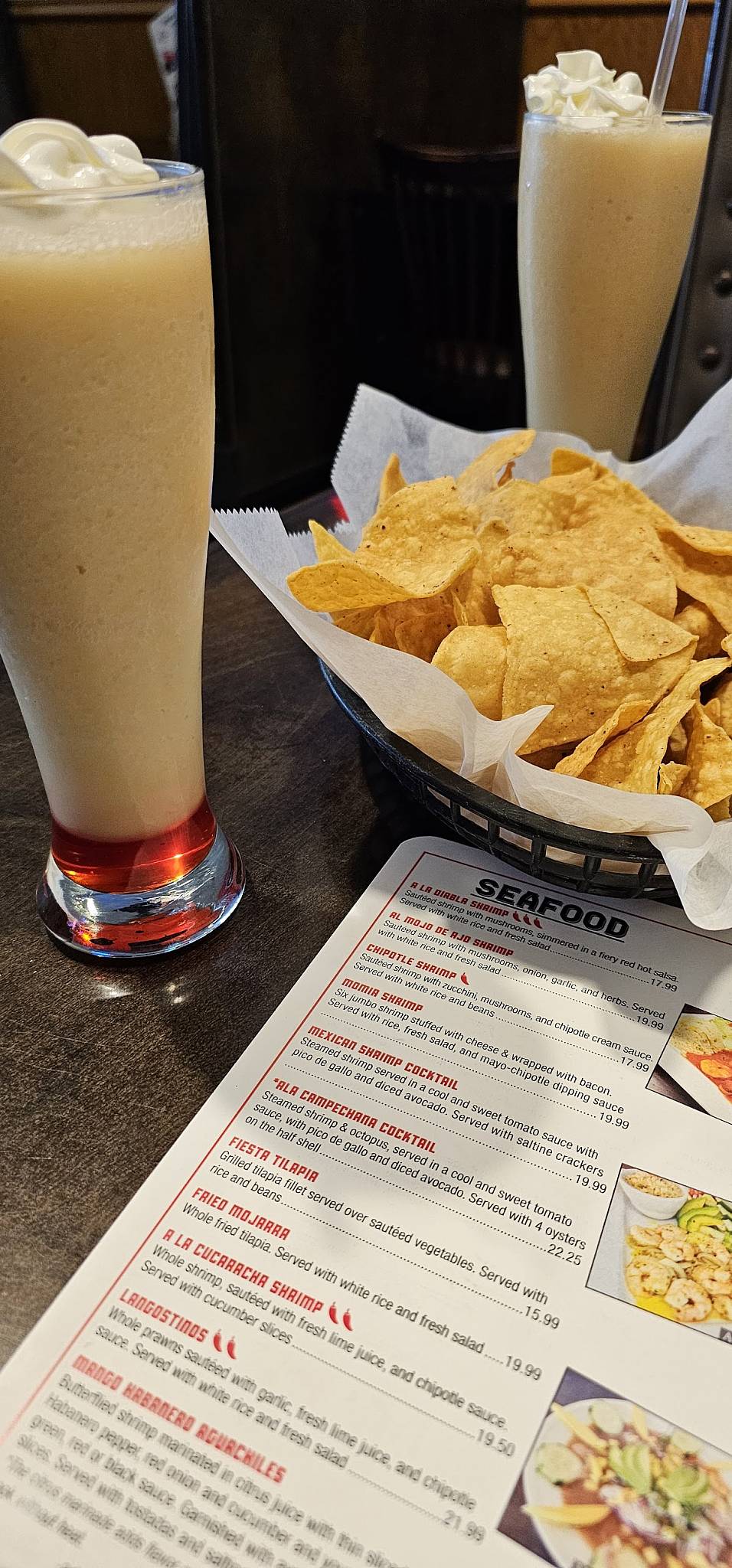 Menu at El Barco Méxican Restaurant, Urbandale
