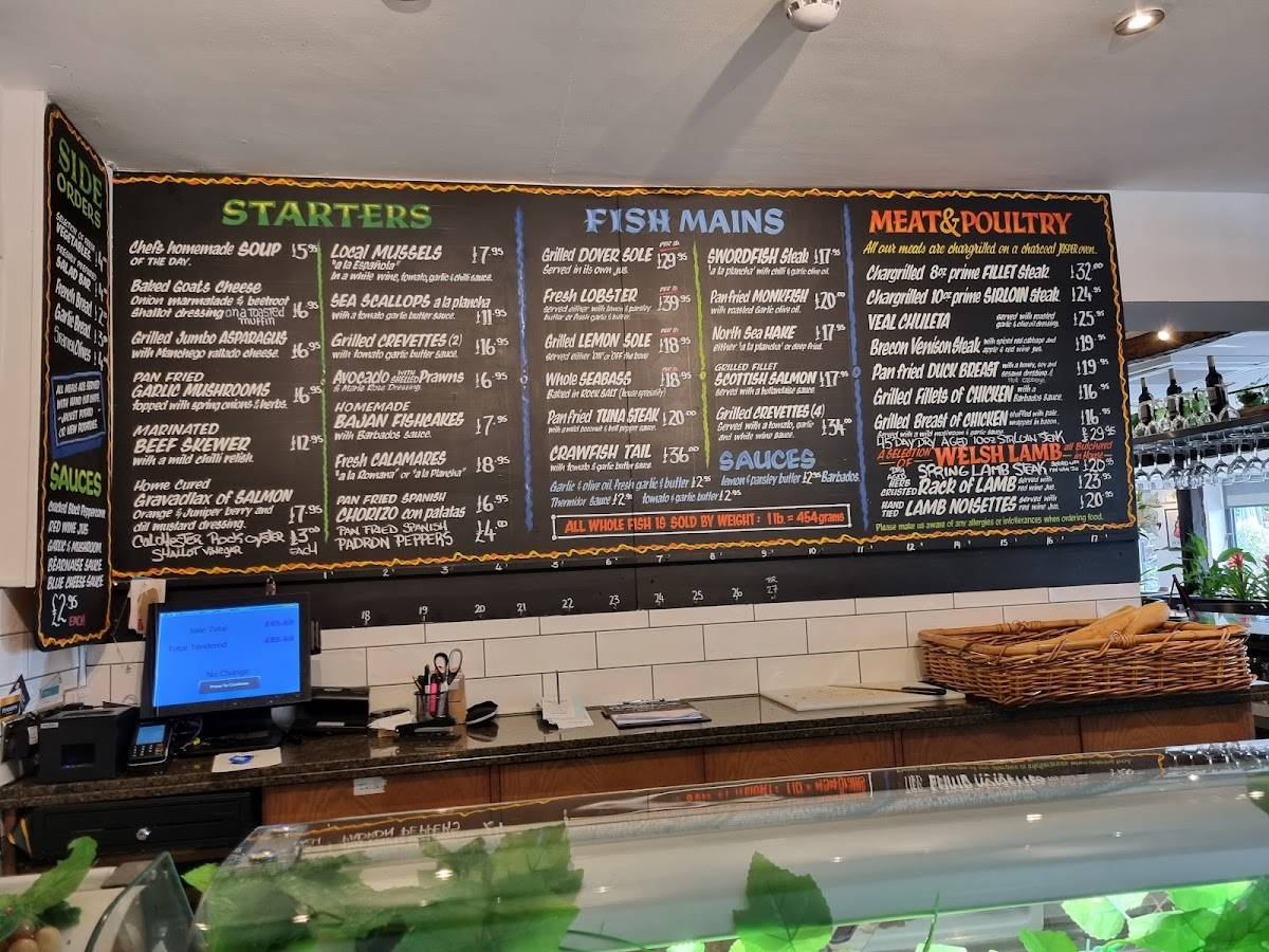 Menu at El Prado Bar & Restaurant, Bridgend