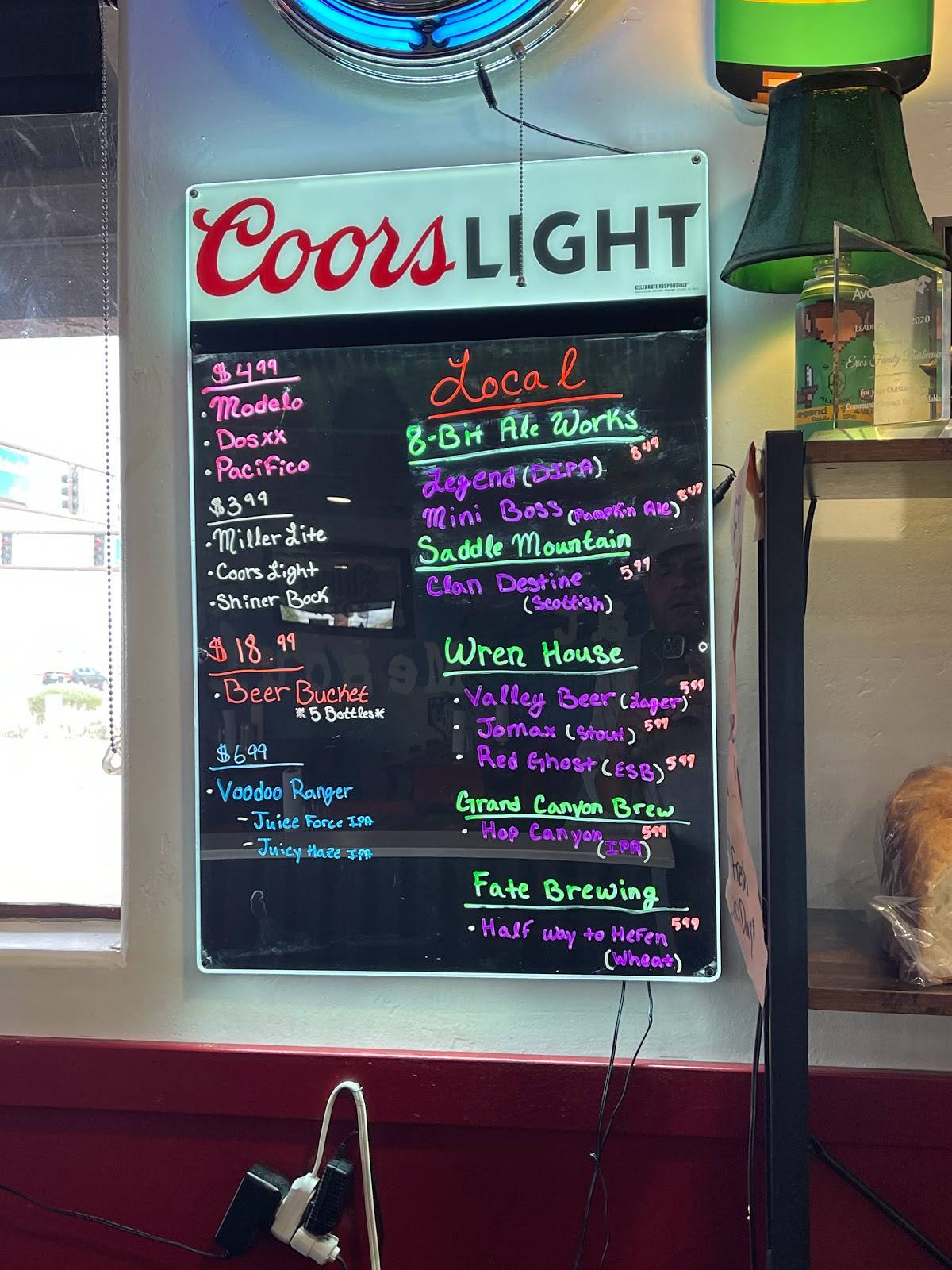 Menu at Eric's Family Barbecue, Avondale