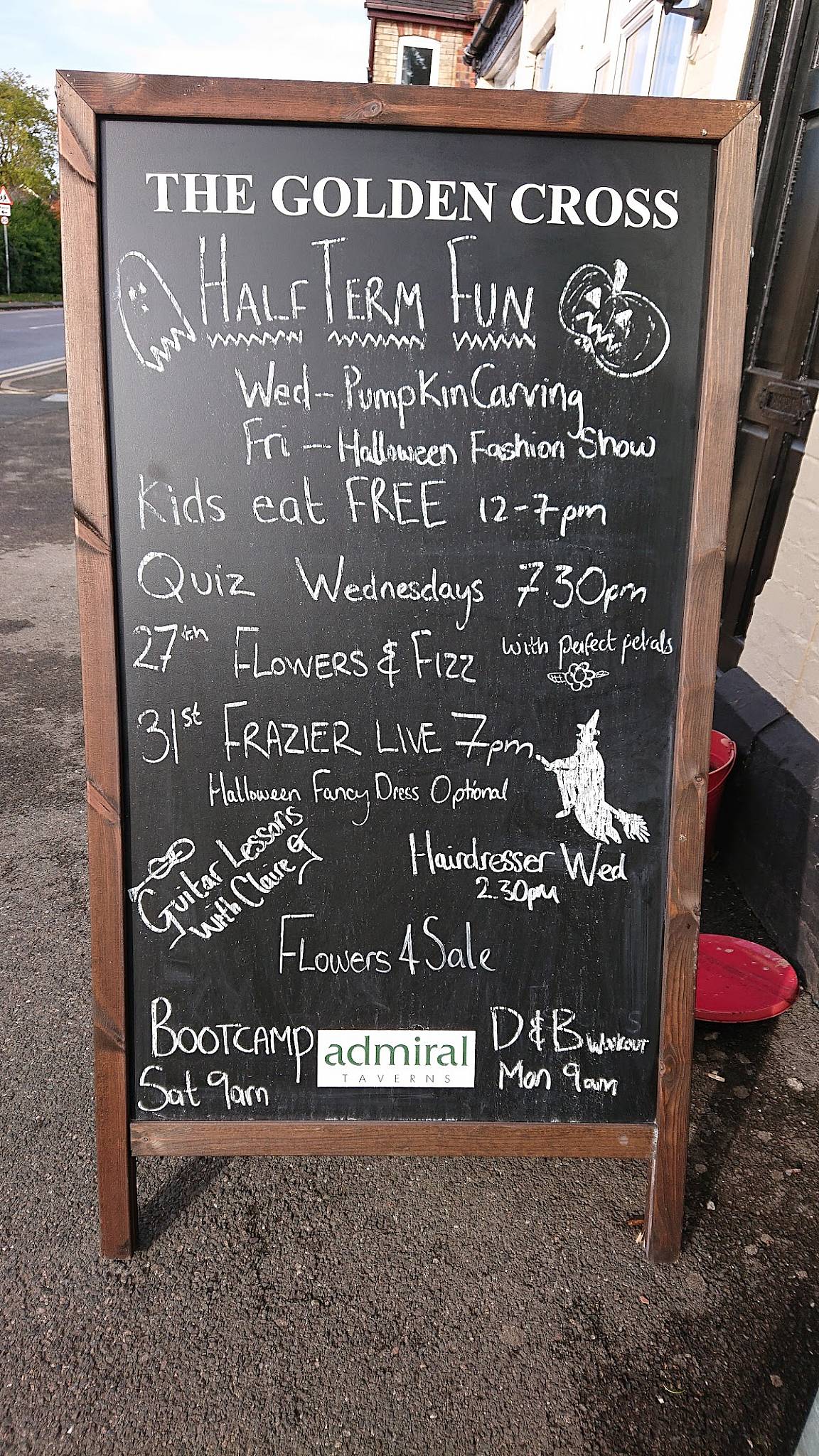 Menu at The Golden Cross pub & bar, Evesham