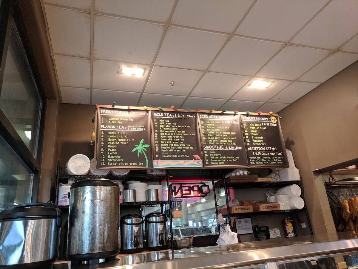Menu at Asian Mix fast food, Honolulu, 1234 S Beretania St.