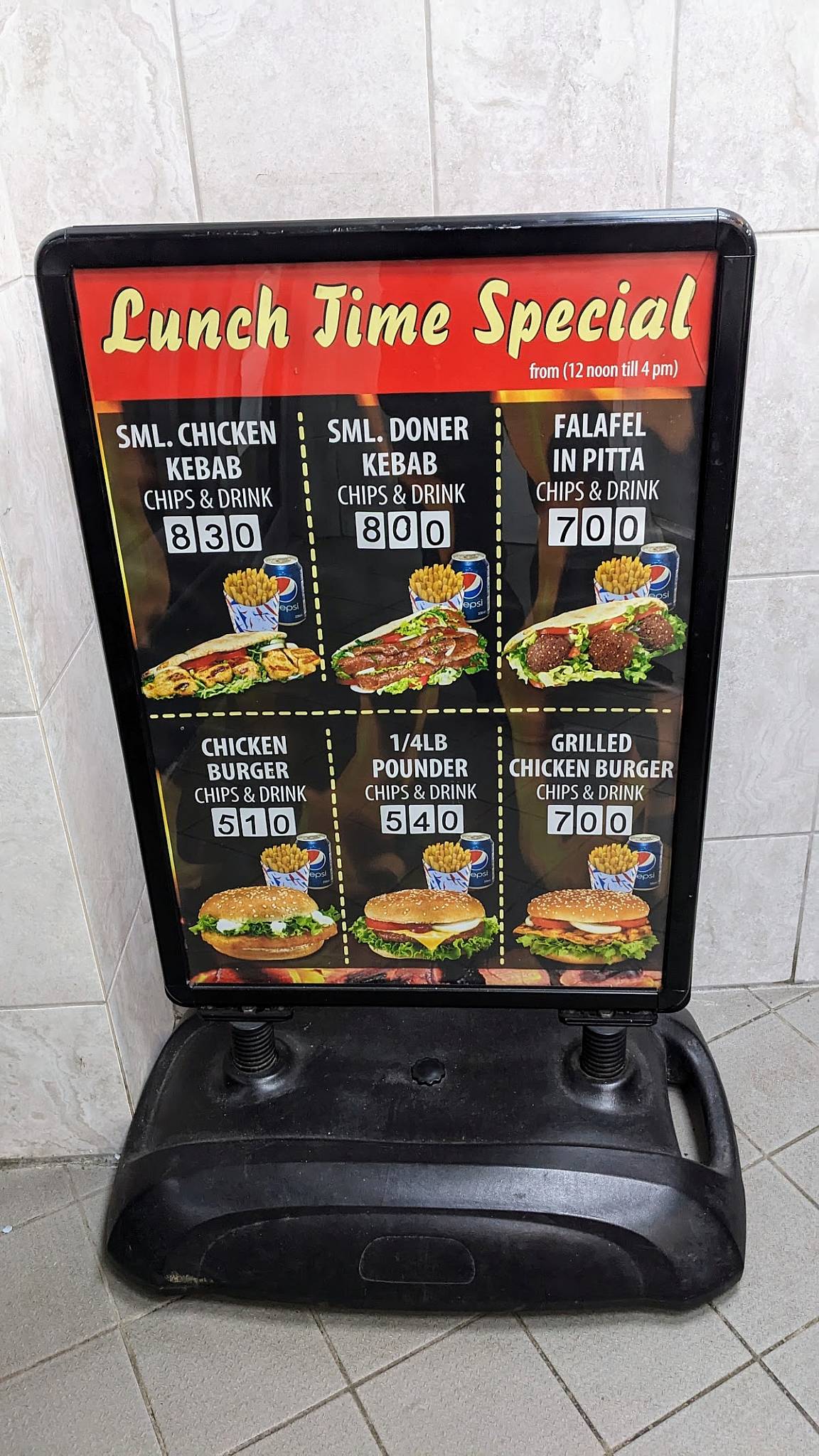 Menu at Kebab Elite fast food, Maidenhead