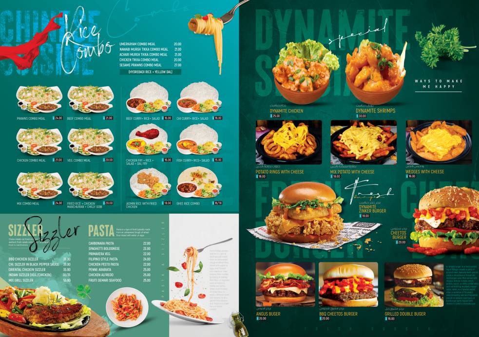 Carta de Golden Royal Dining Restaurant Jumeirah Village Circle ...