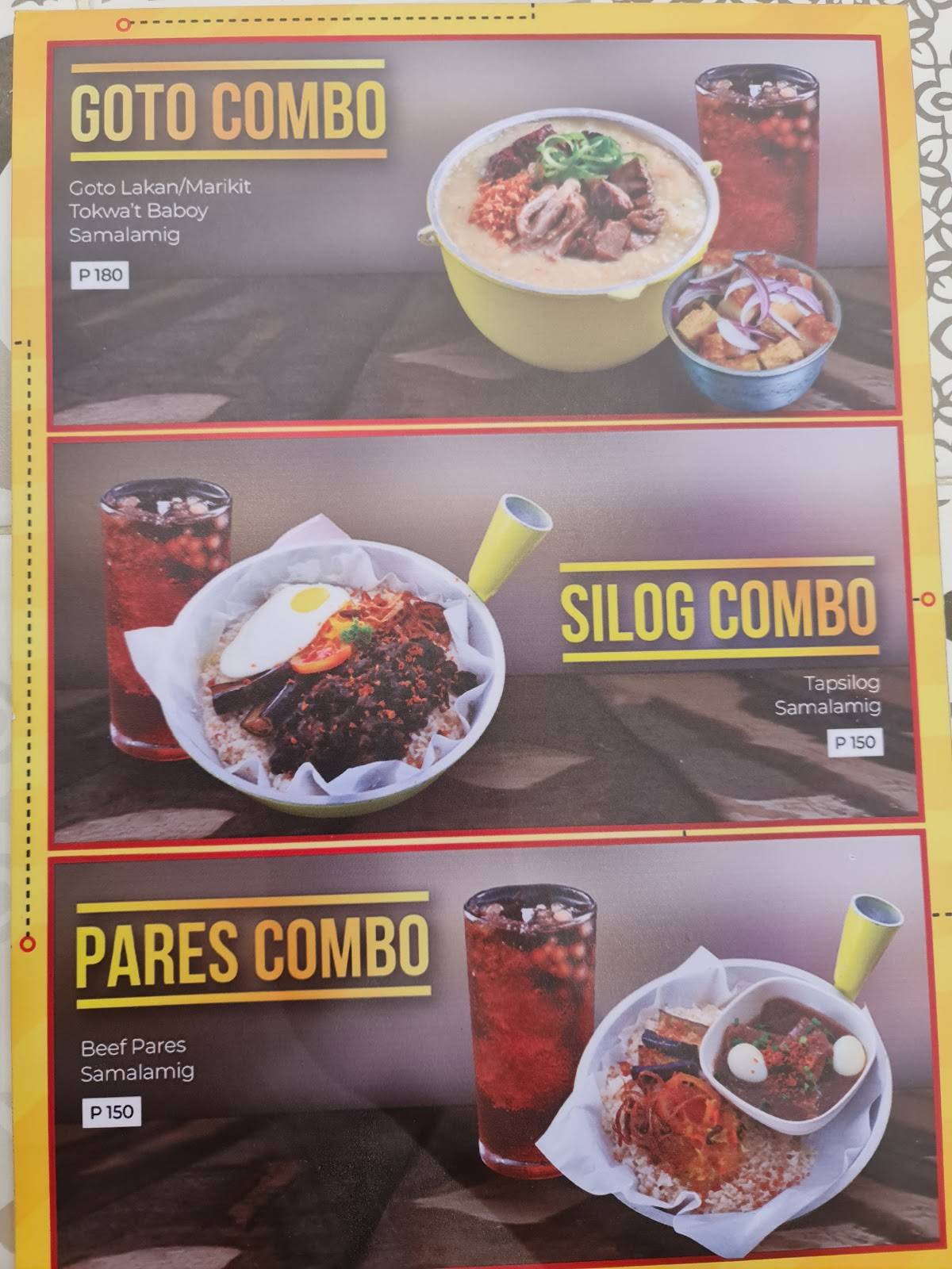 Menu at Gotobox - UN Avenue restaurant, Manila