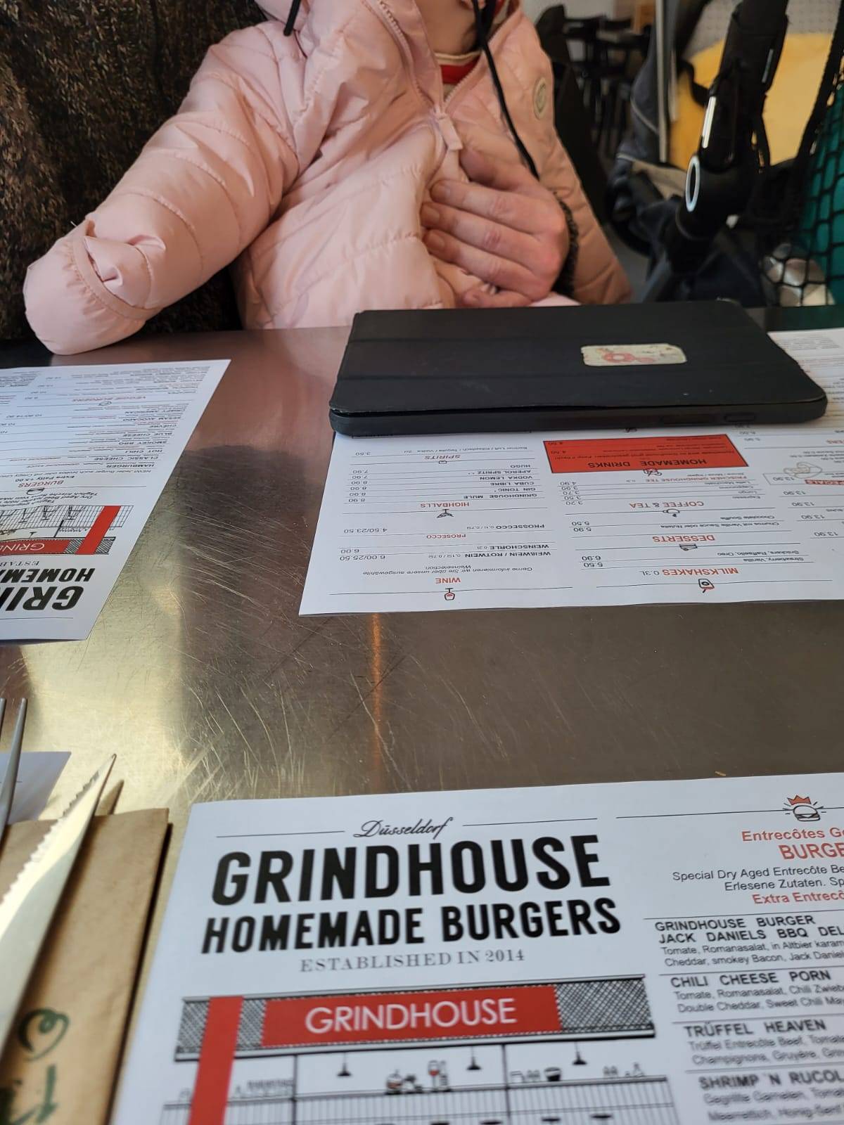 Speisekarte von Grindhouse - Homemade Burgers restaurant, Düsseldorf ...