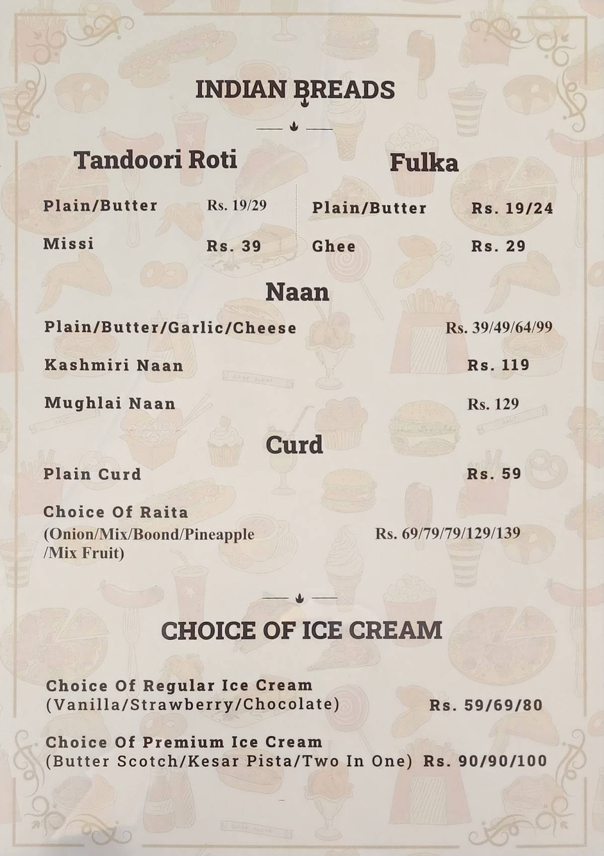 Menu at Hotel Cookwell Restaurant Banquet Hall, Ranchi