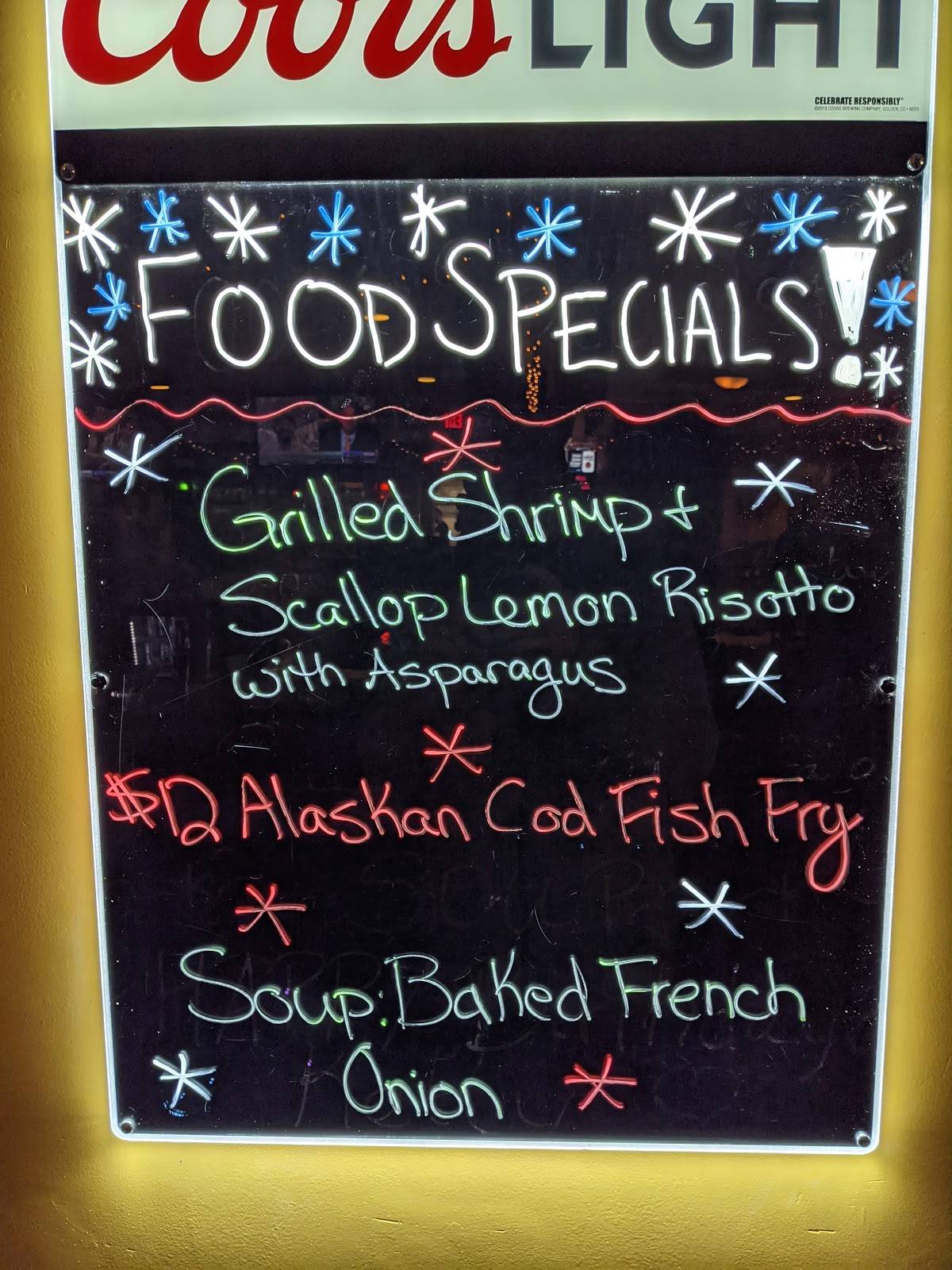 Menu at JT's Porch Saloon & Eatery pub & bar, Lombard