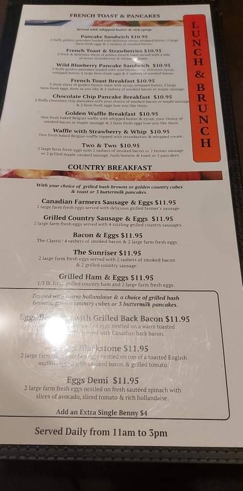 Menu at Jimmy J'S Grill restaurant, Chilliwack