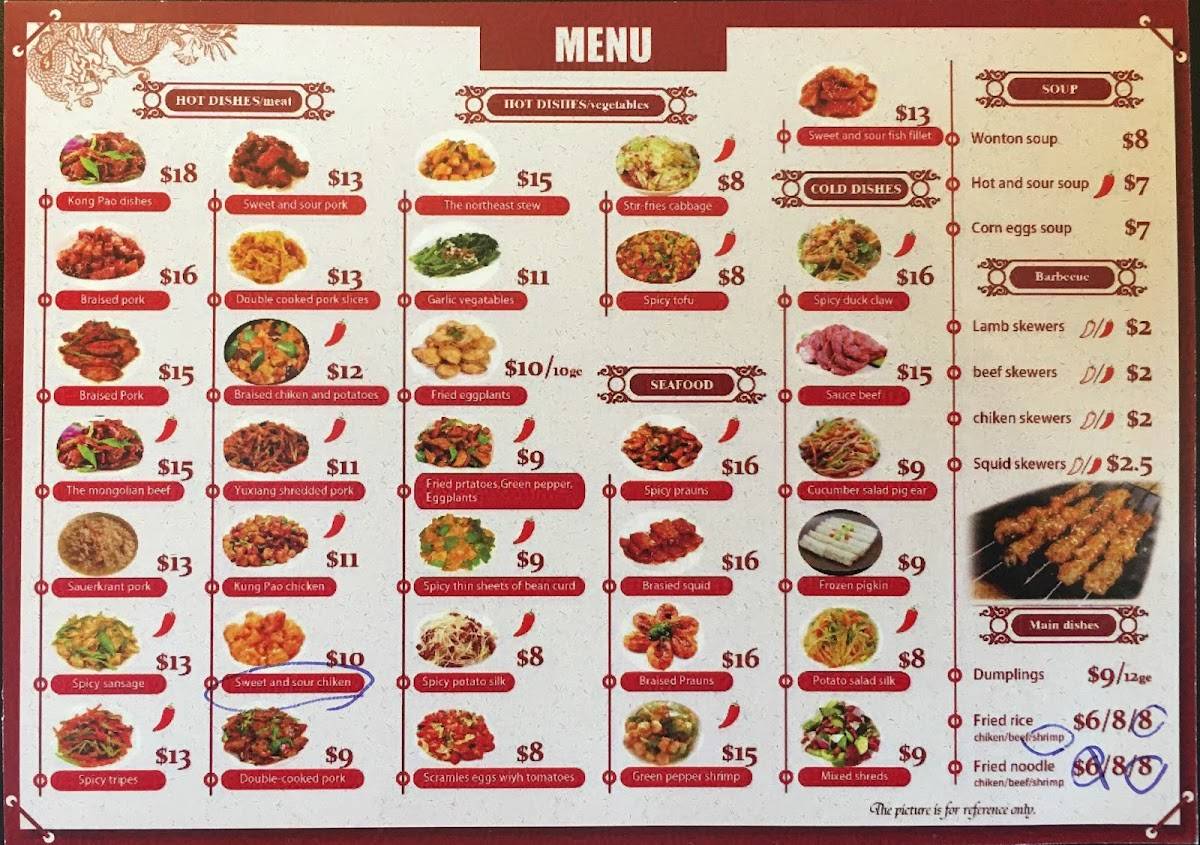 Menu at Jin's Kitchen & Club, Las Vegas, S Jones Blvd #5b