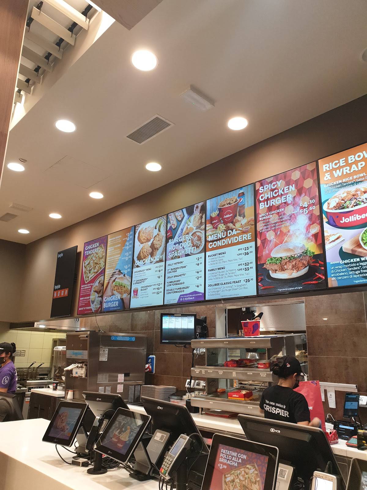 Menu at Jollibee Milano fast food, Milan