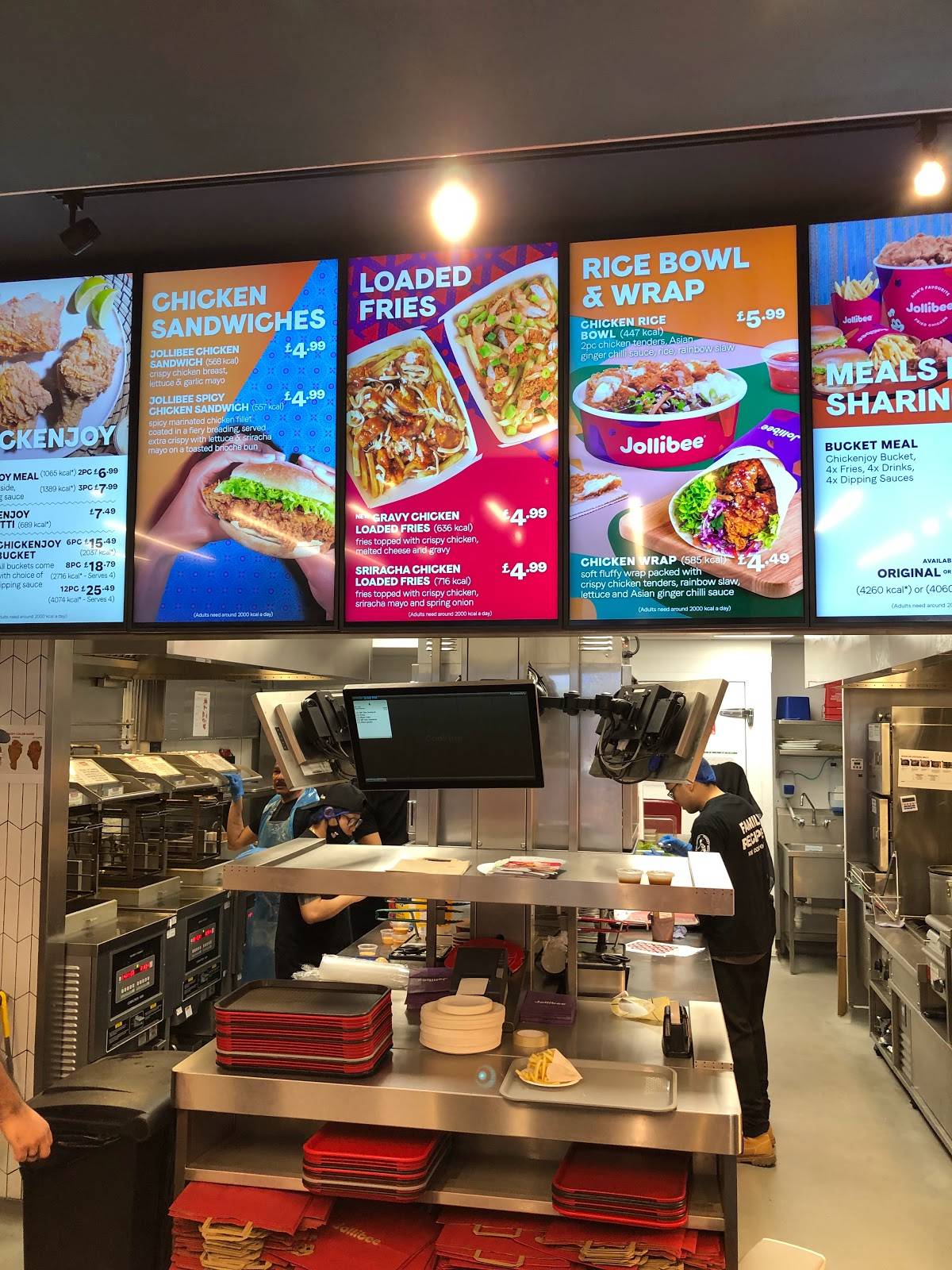Menu at Jollibee Reading restaurant, Reading