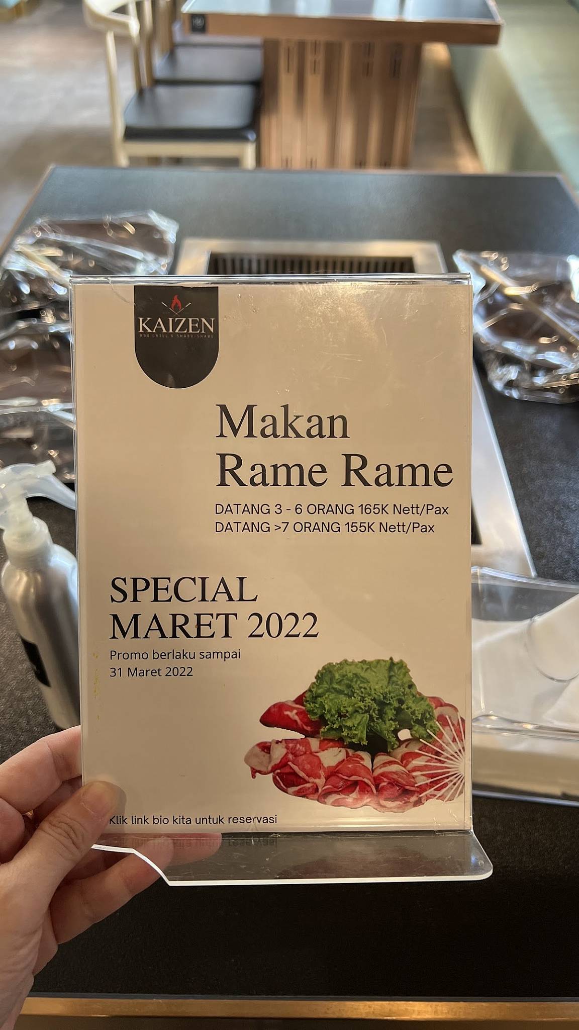Menu at Kaizen All You Can Eat BBQ Grill & Shabu - Shabu, Surabaya