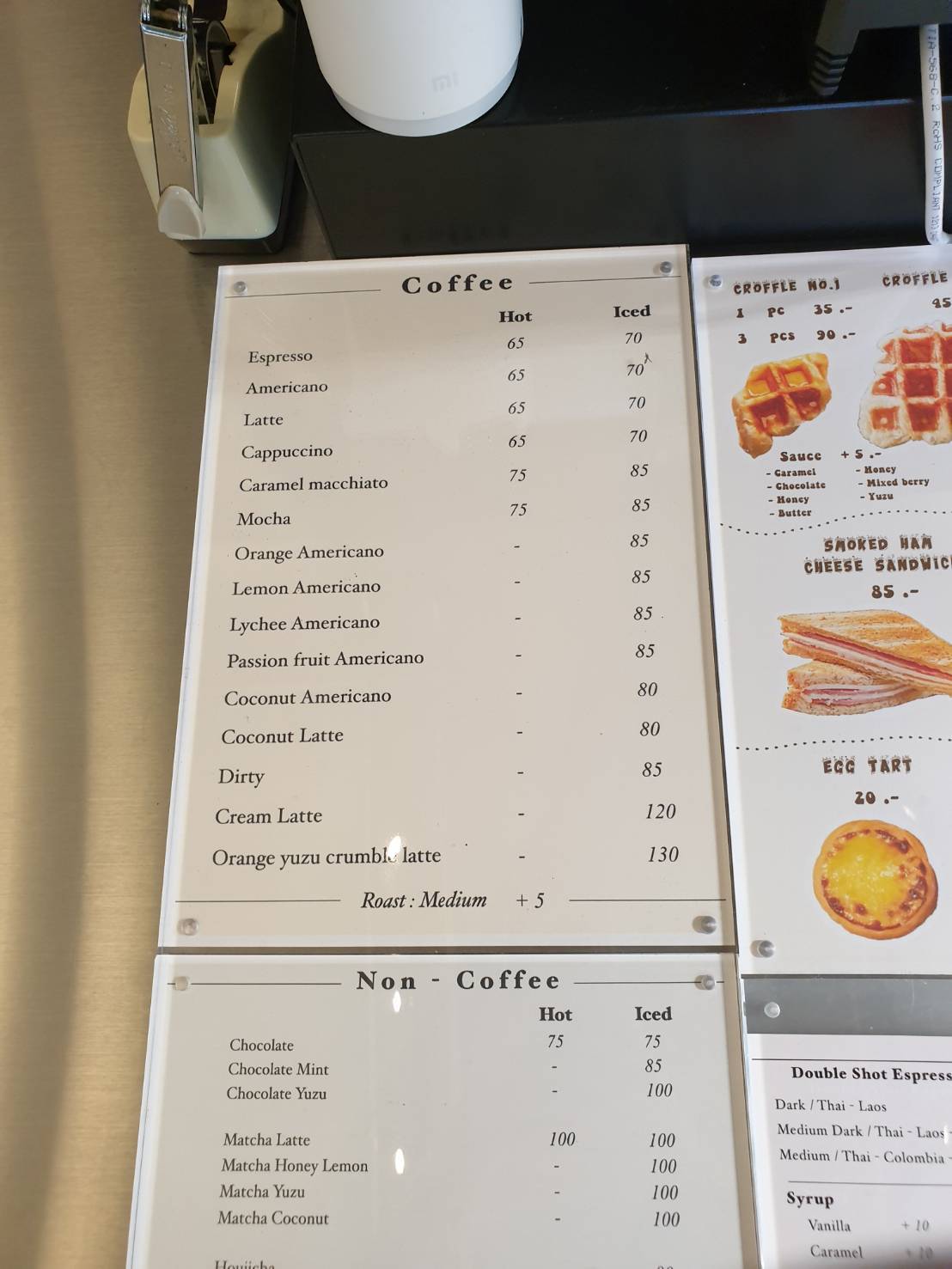Menu at Kilig Coffee Room, Pak Kret