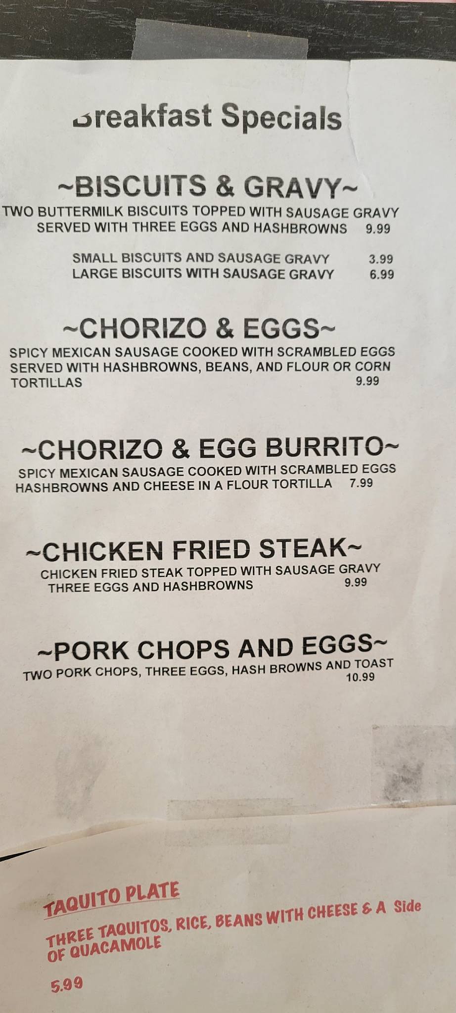 Menu at Kosmos Burgers restaurant, San Dimas