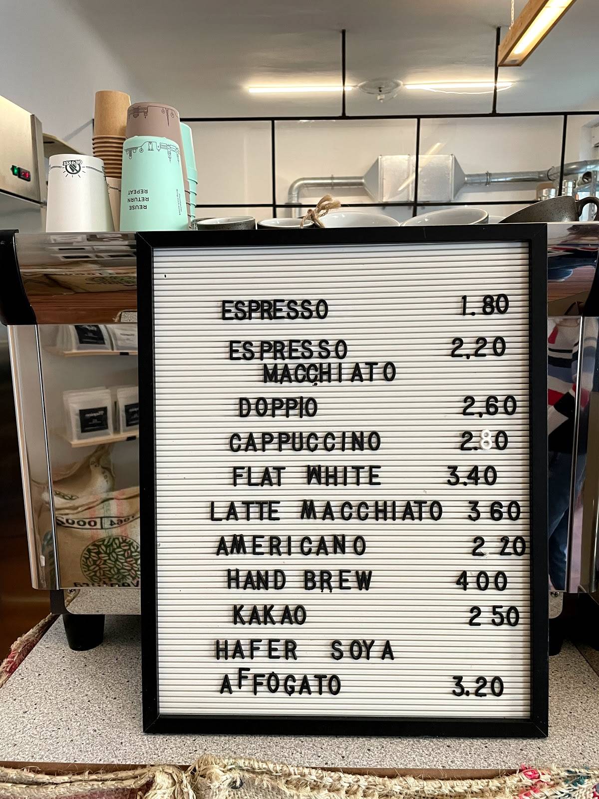Speisekarte von Kuno15 cafe, Berlin