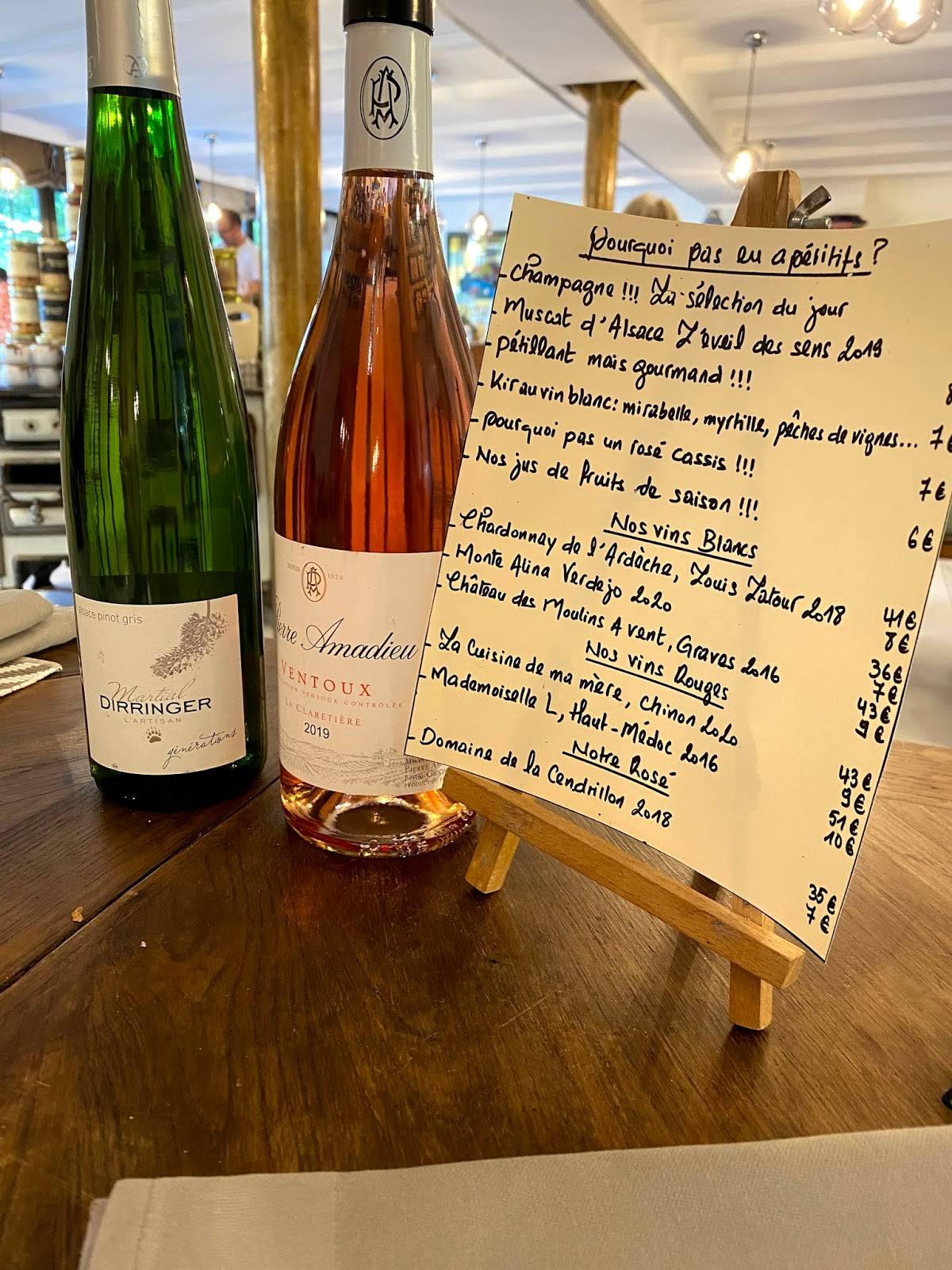 Menu au Le Petit Thierry restaurant, Sarreguemines