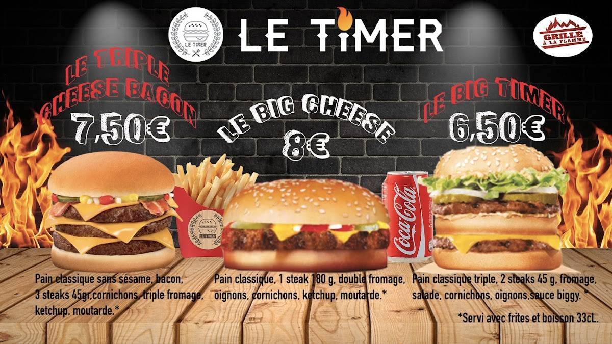 Menu au Le Timer Sevran restaurant, Sevran