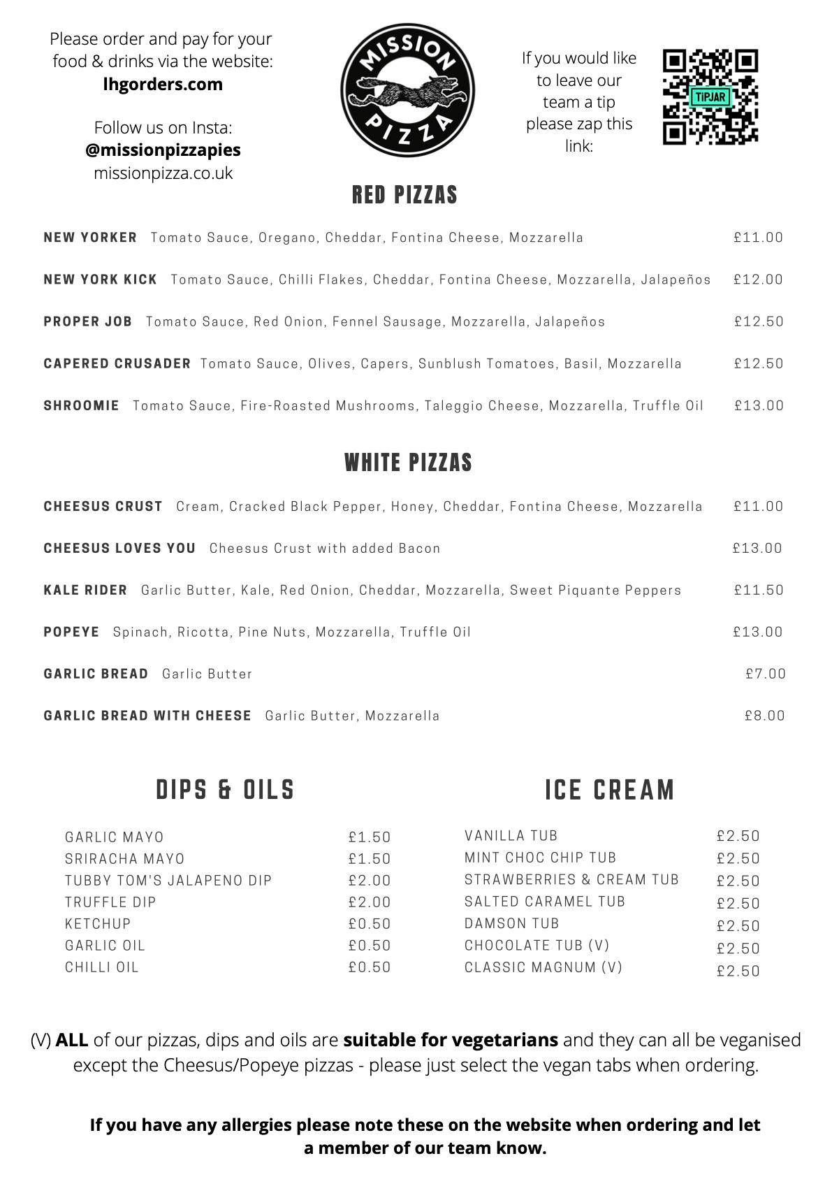 Menu at Left Handed Giant Brewpub, Bristol
