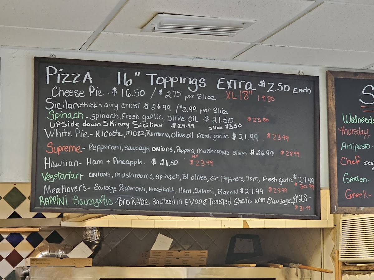 Menu at Leone's Italian Market & Pizzeria, Cape Coral