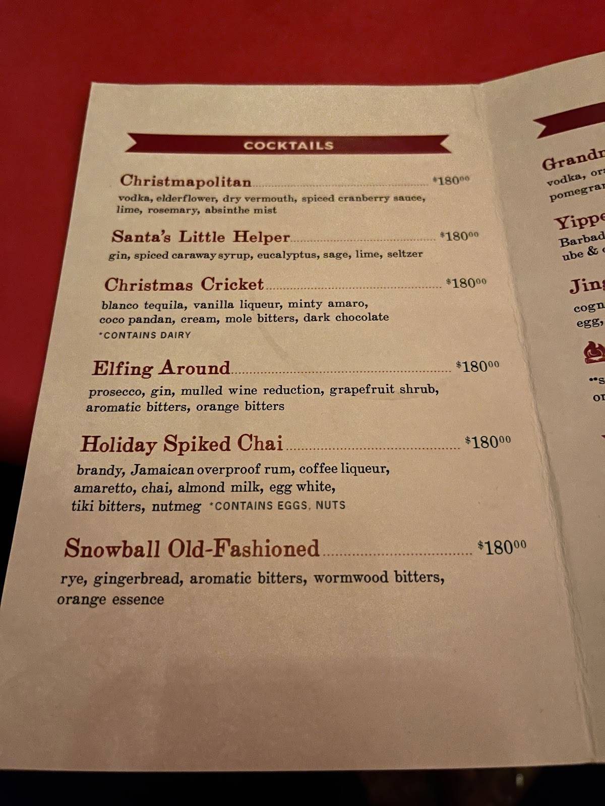 Menu at Licorería Limantour pub & bar, Ciudad López Mateos, Av. Álvaro ...