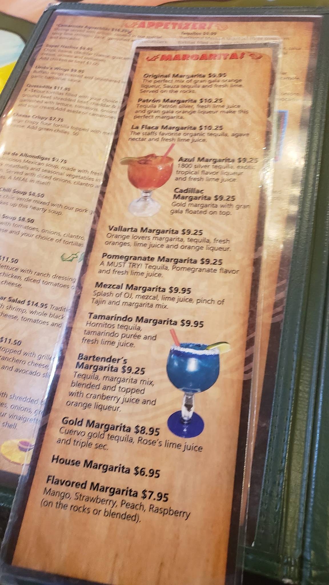 Menu at Lindo Mexico restaurant, Prescott, Gail Gardner Way #101