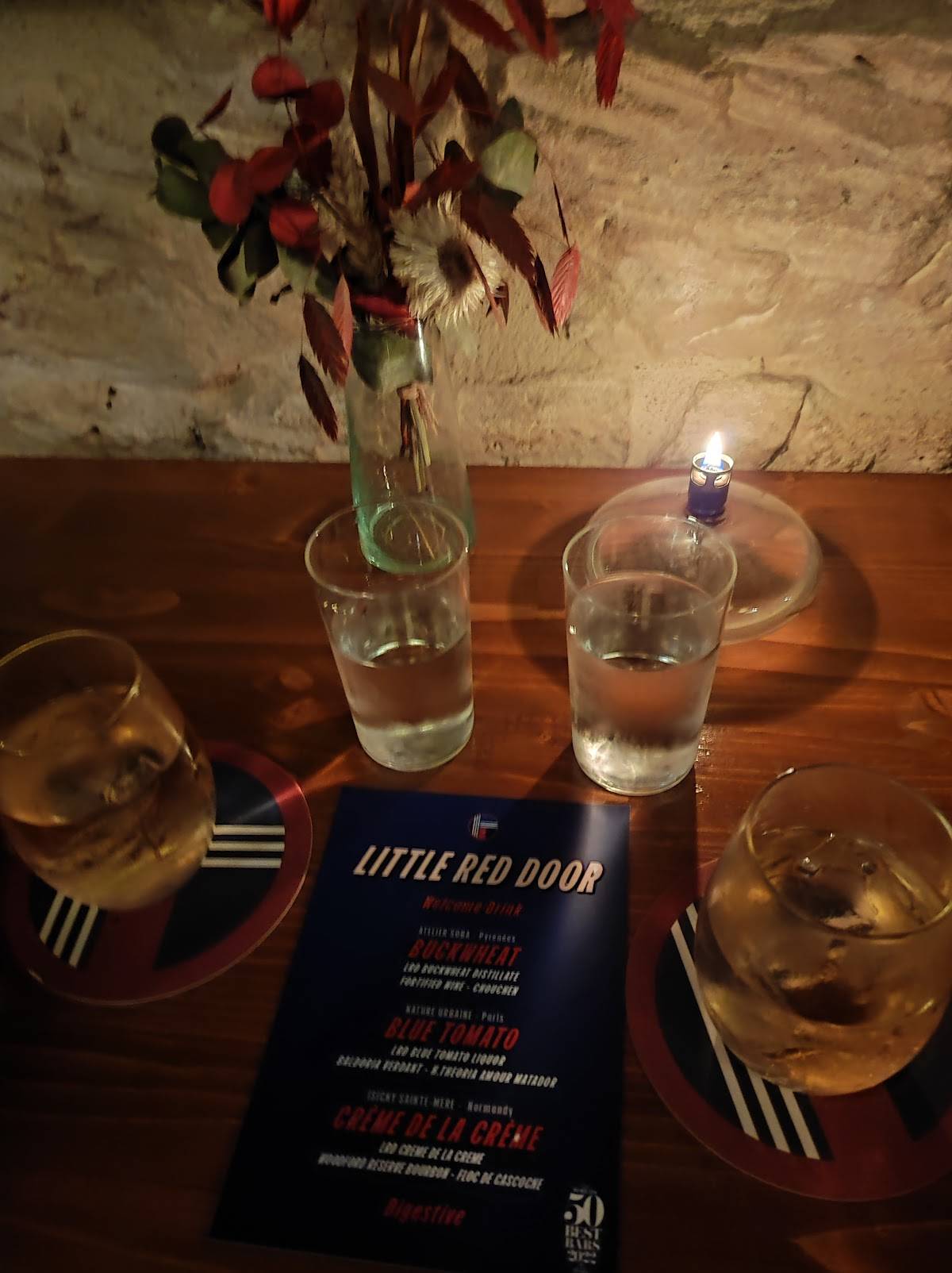 Menu at Little Red Door pub & bar, Paris