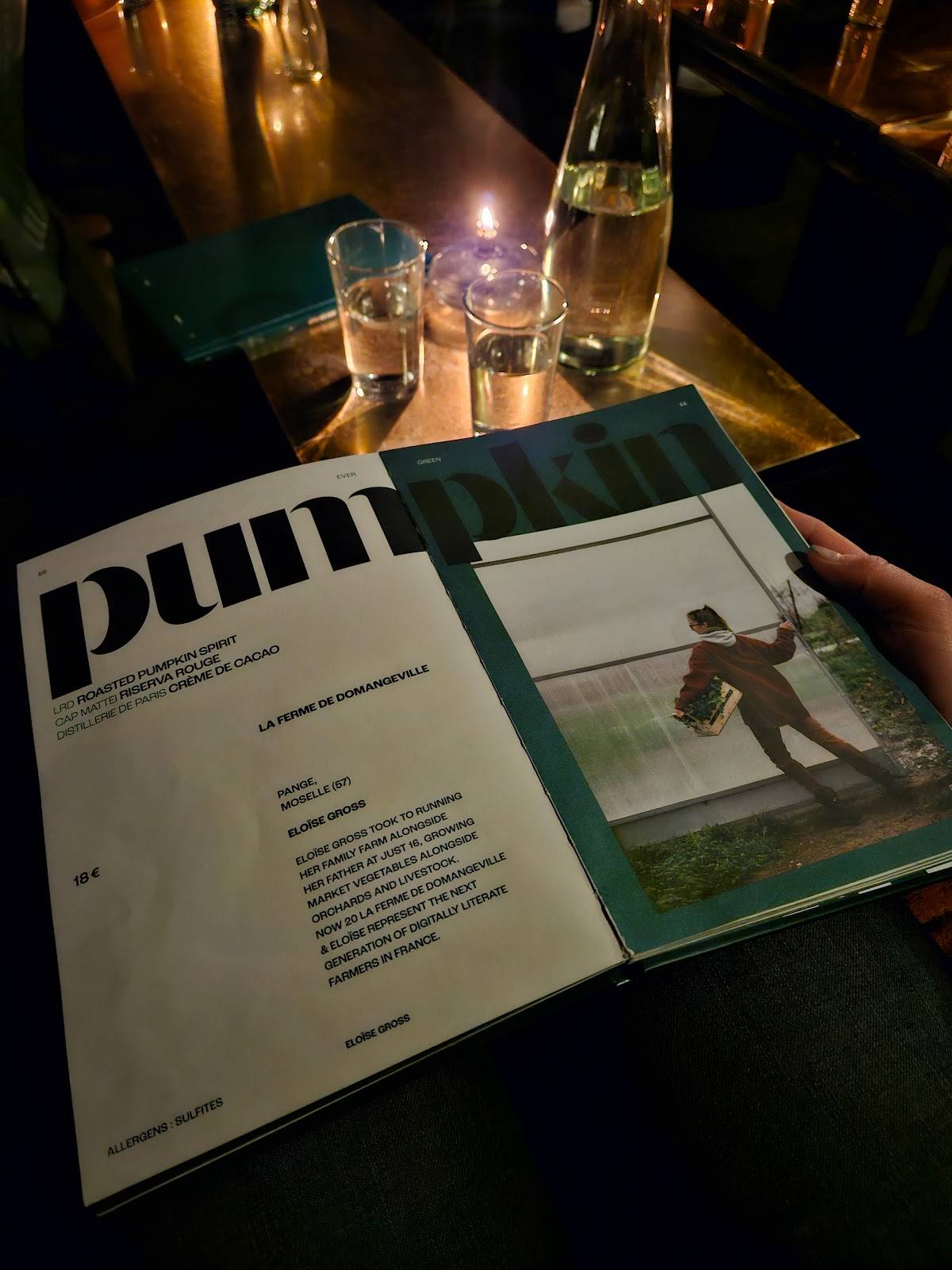 Menu at Little Red Door pub & bar, Paris