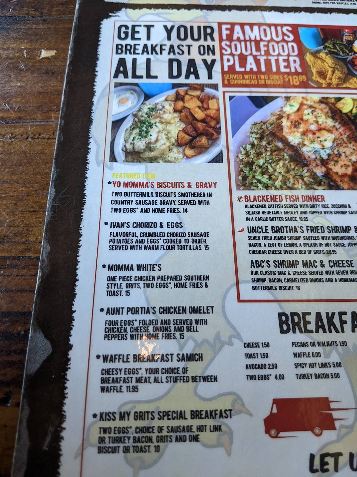 Menu at Lo-Lo's Chicken & Waffles restaurant, Grapevine, TX-114