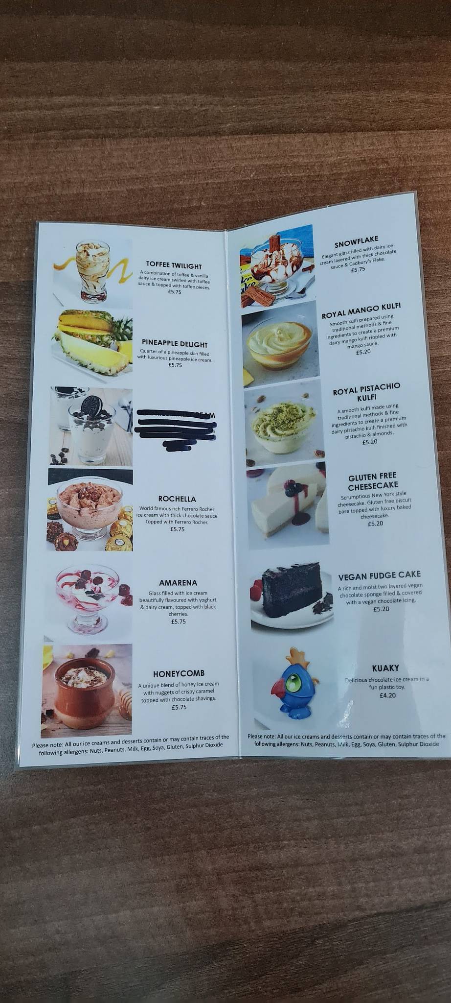 Menu at Lopen Raj Continental restaurant, South Petherton