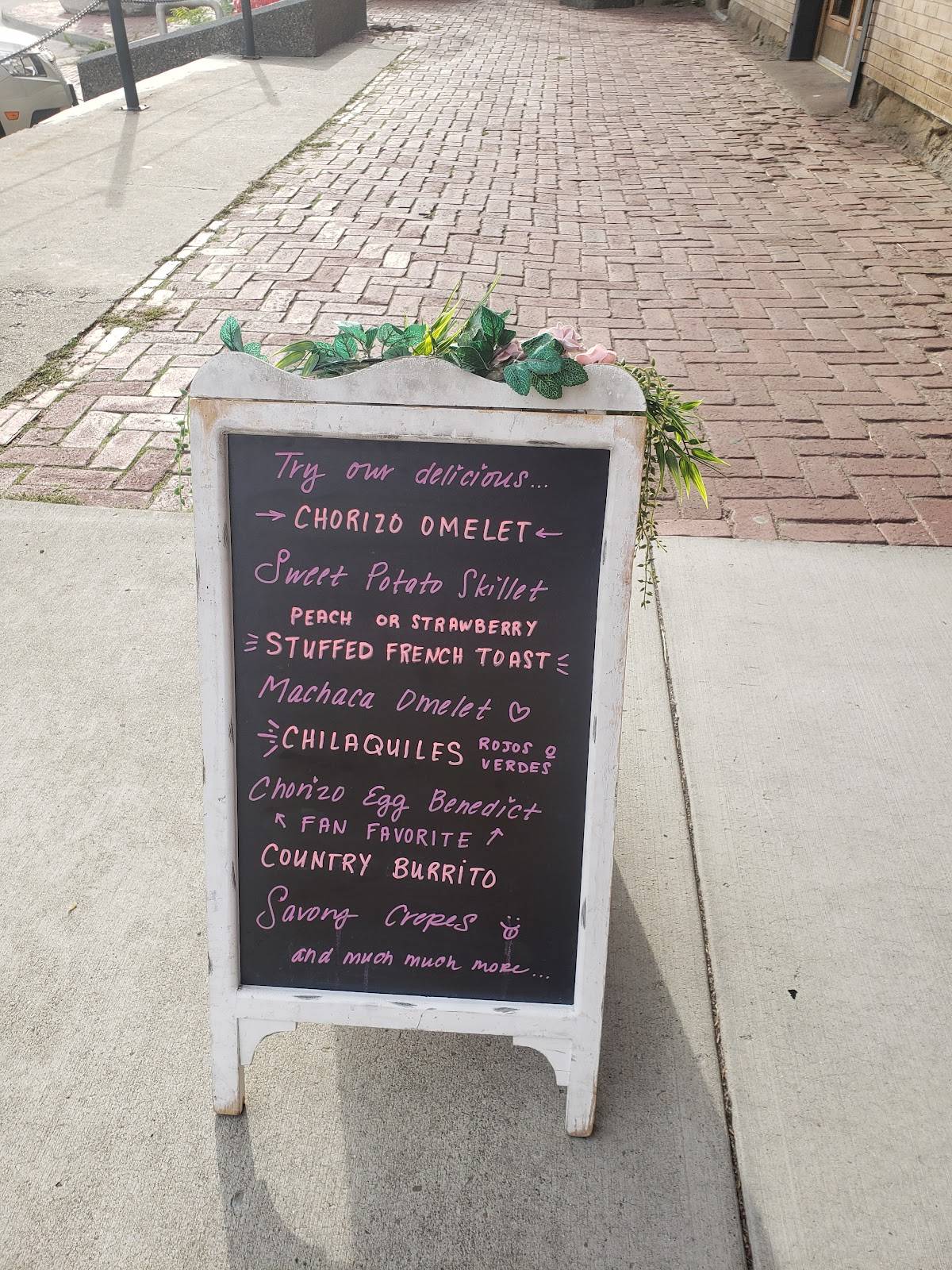 Menu at Main Stop on the Ave restaurant, Yakima
