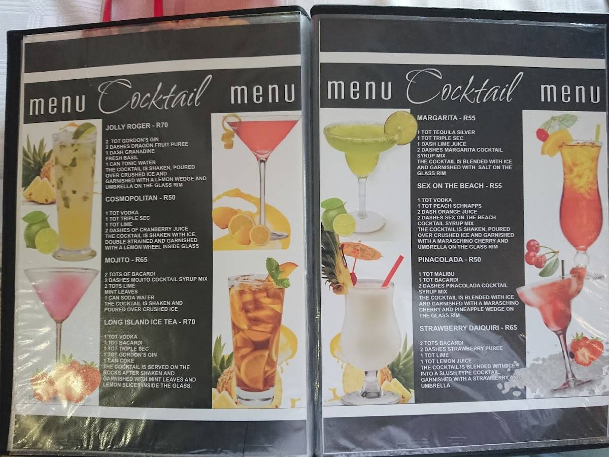Menu at Kadisi Restaurant at Blyde Canyon, A Forever Resort, Matibidi