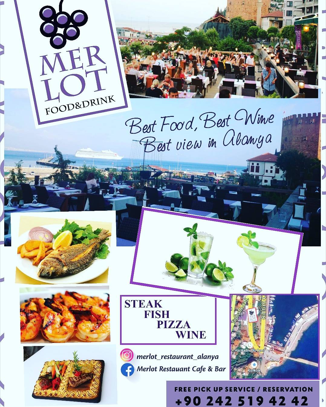 Menu at Merlot Restaurant Alanya, Alanya