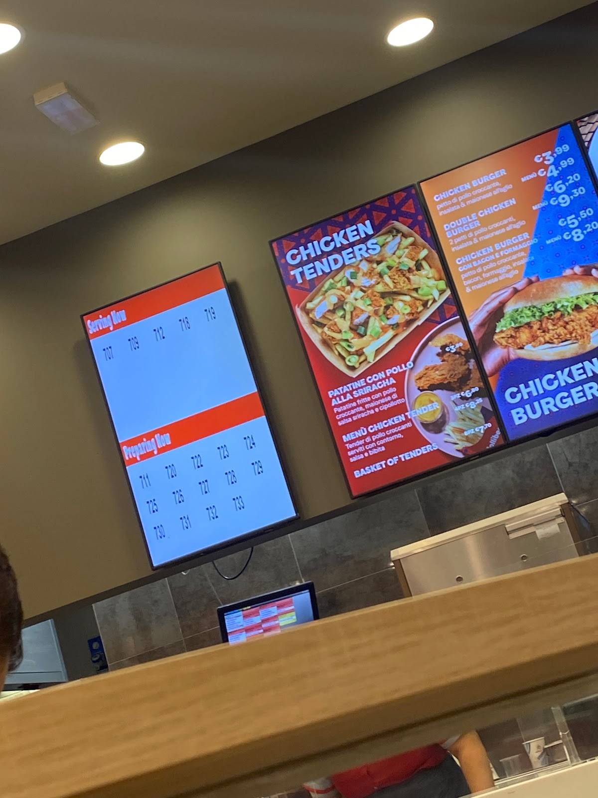 Menu at Jollibee Milano fast food, Milan