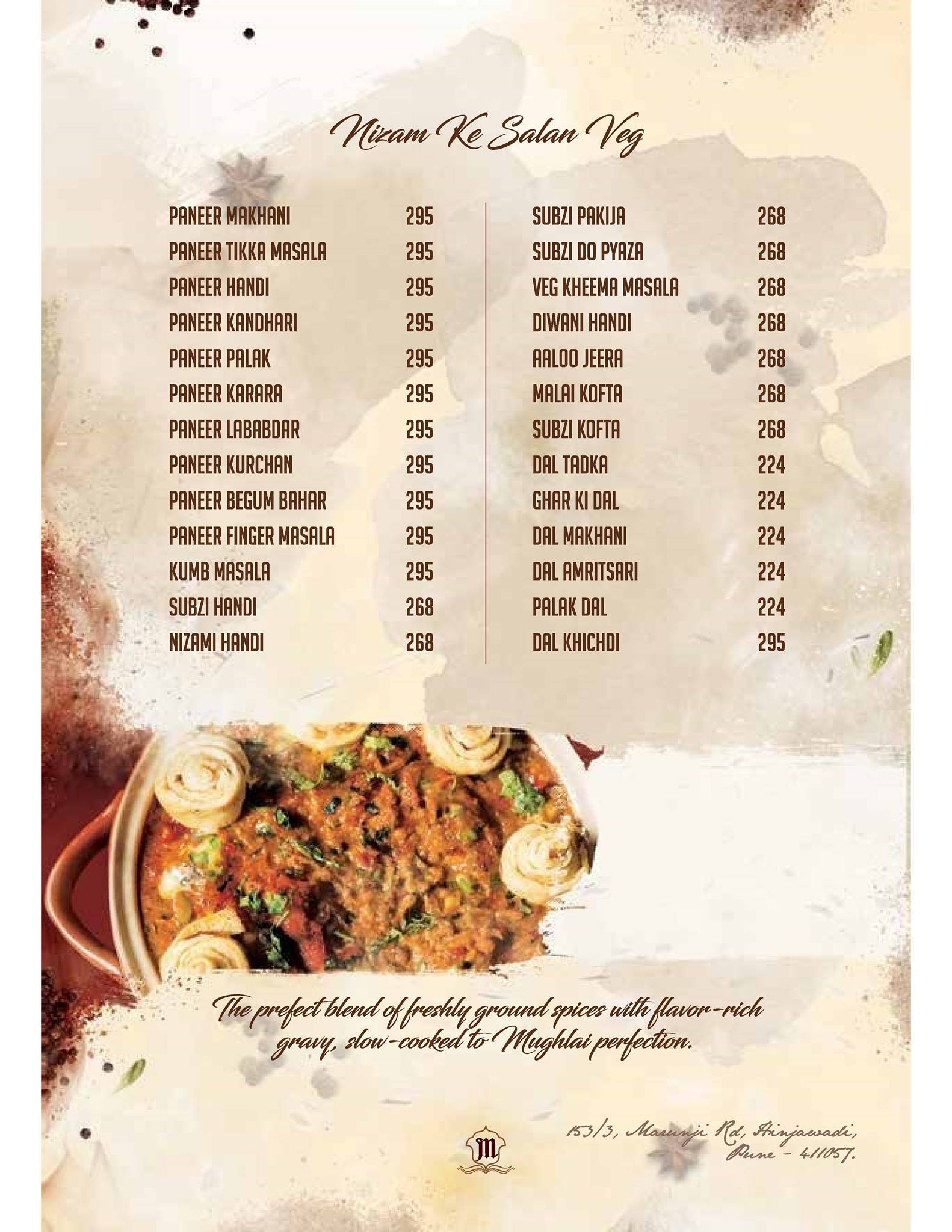 Menu at Mughal Mahal, Pimpri-Chinchwad, 153/3