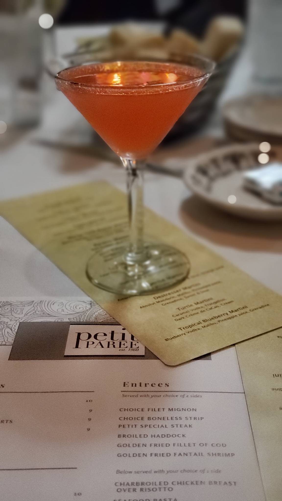Menu at Petit Paree Restaurant & Lounge, Festus