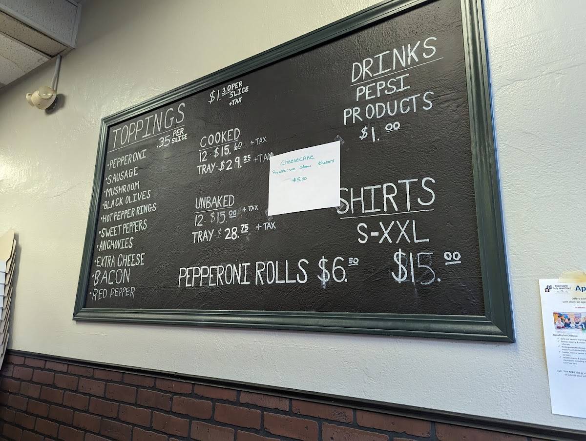 Menu at Police Station Pizza pizzeria, Ambridge