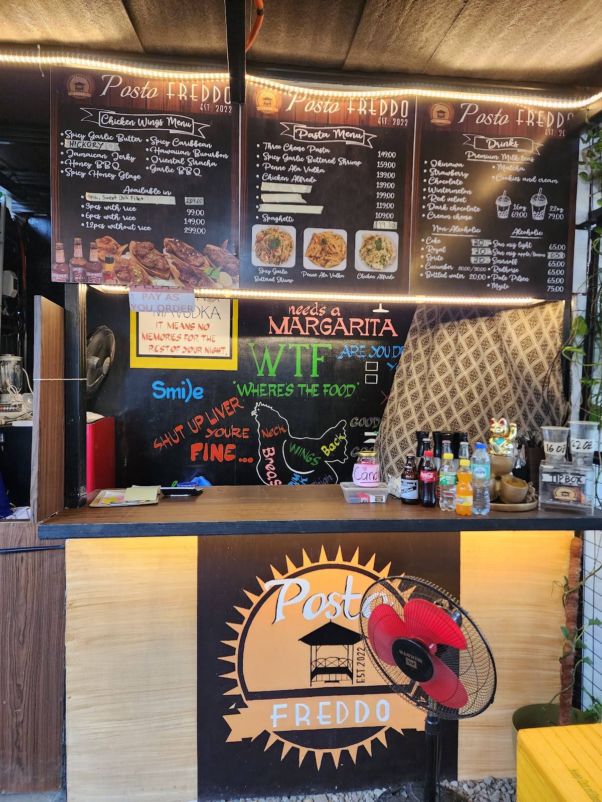 Menu at Posto Freddo restaurant, San Jose del Monte City