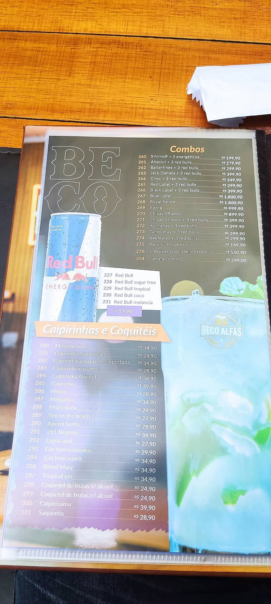 Menu em Beco Alfas - Bar e Restaurante, Barueri