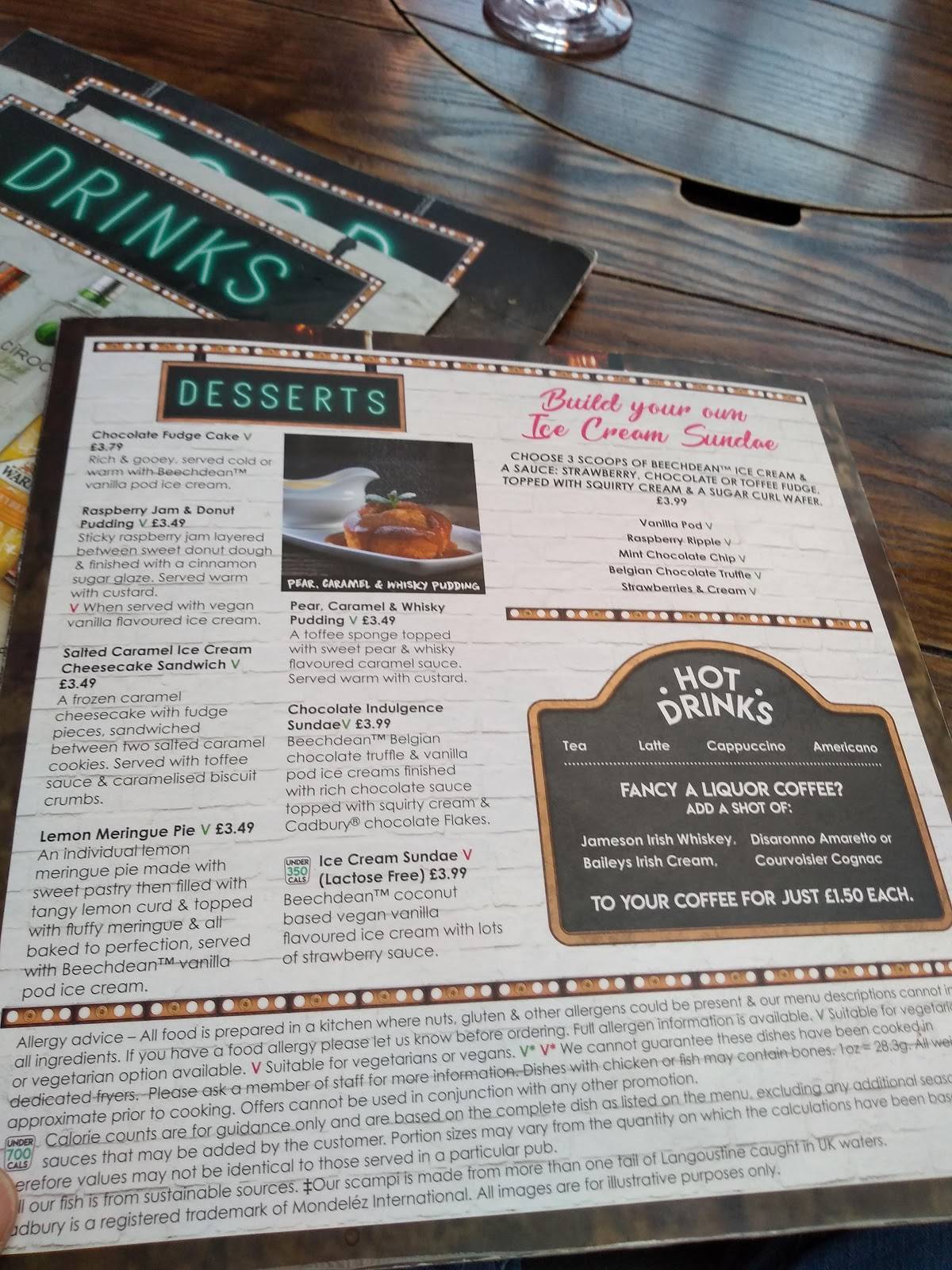 Menu at Brierley Hop House pub & bar, Brierley Hill