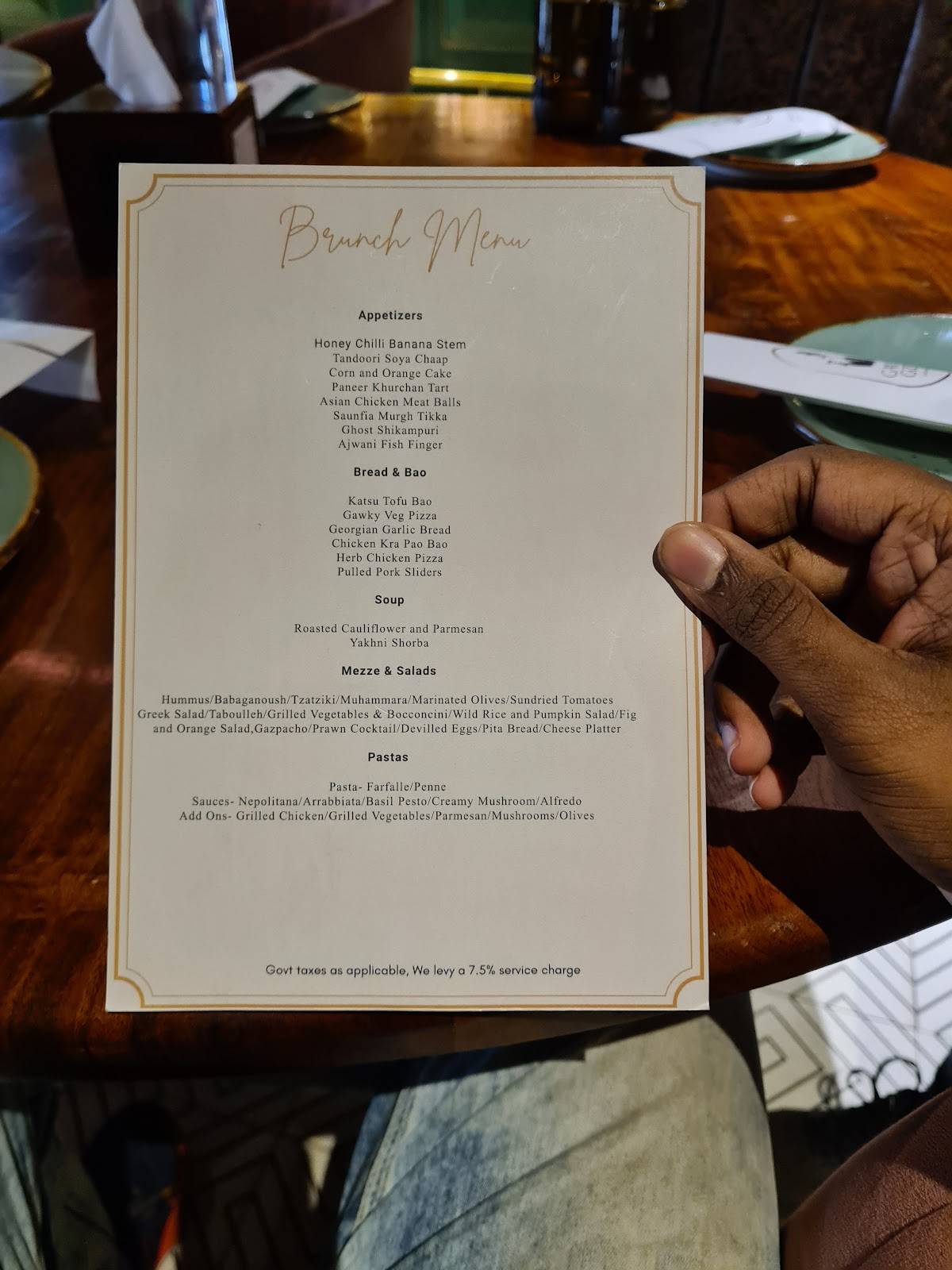 Menu at Gawky Goose, Bengaluru