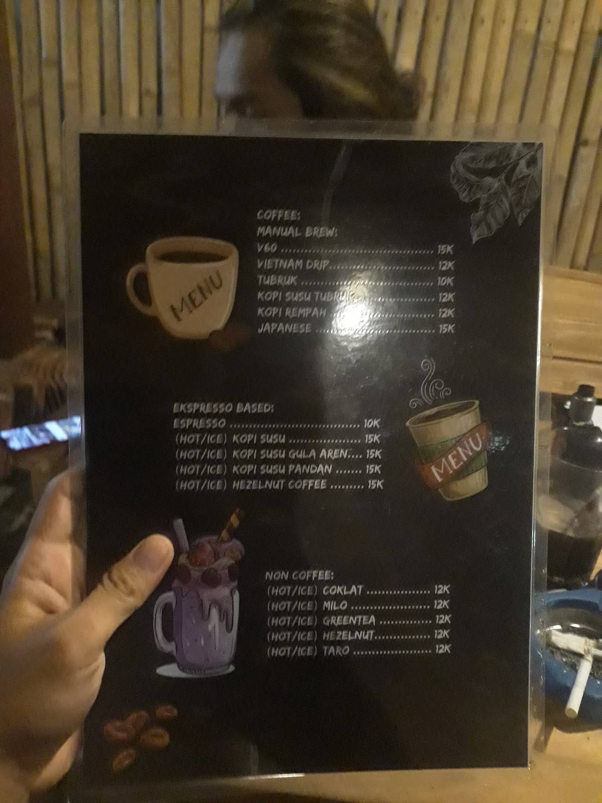 Menu at 1001 kopi, Sendangadi