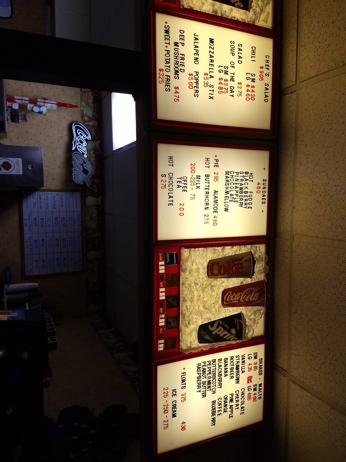 Menu at Dea's In & Out restaurant, Gresham